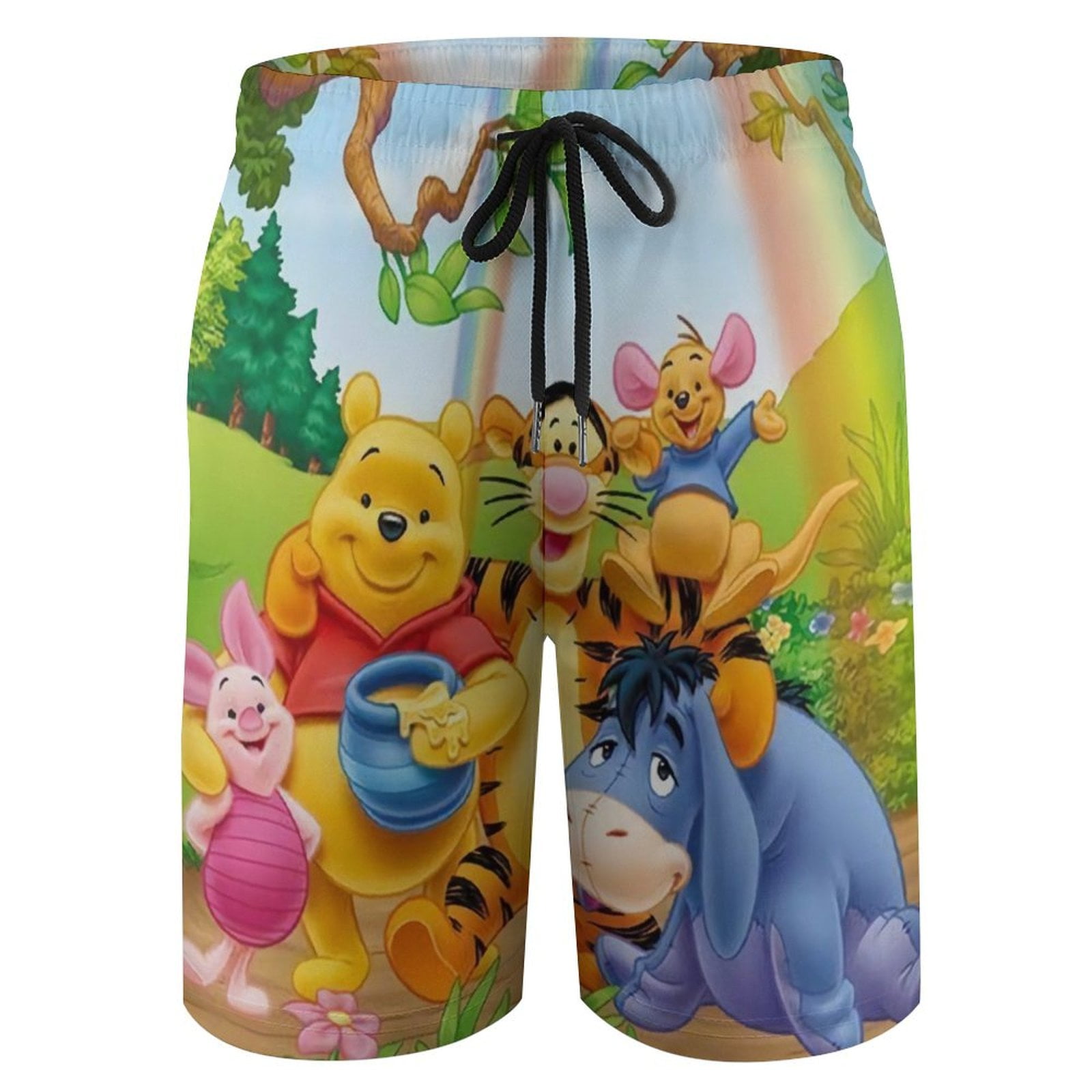 Mens Swim Trunks,Winnie The Pooh And Friends Boys Swim Trunks ...