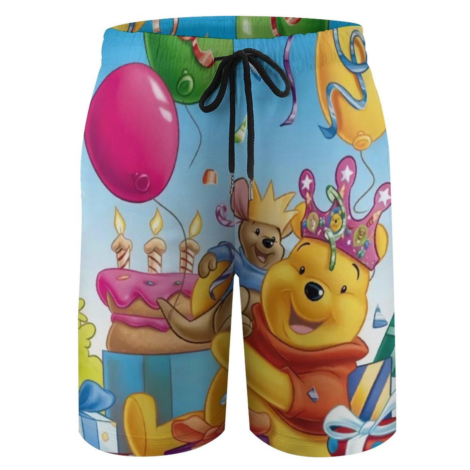 Mens Swim Trunks,Winnie The Pooh Party Boys Swim Trunks Compression ...