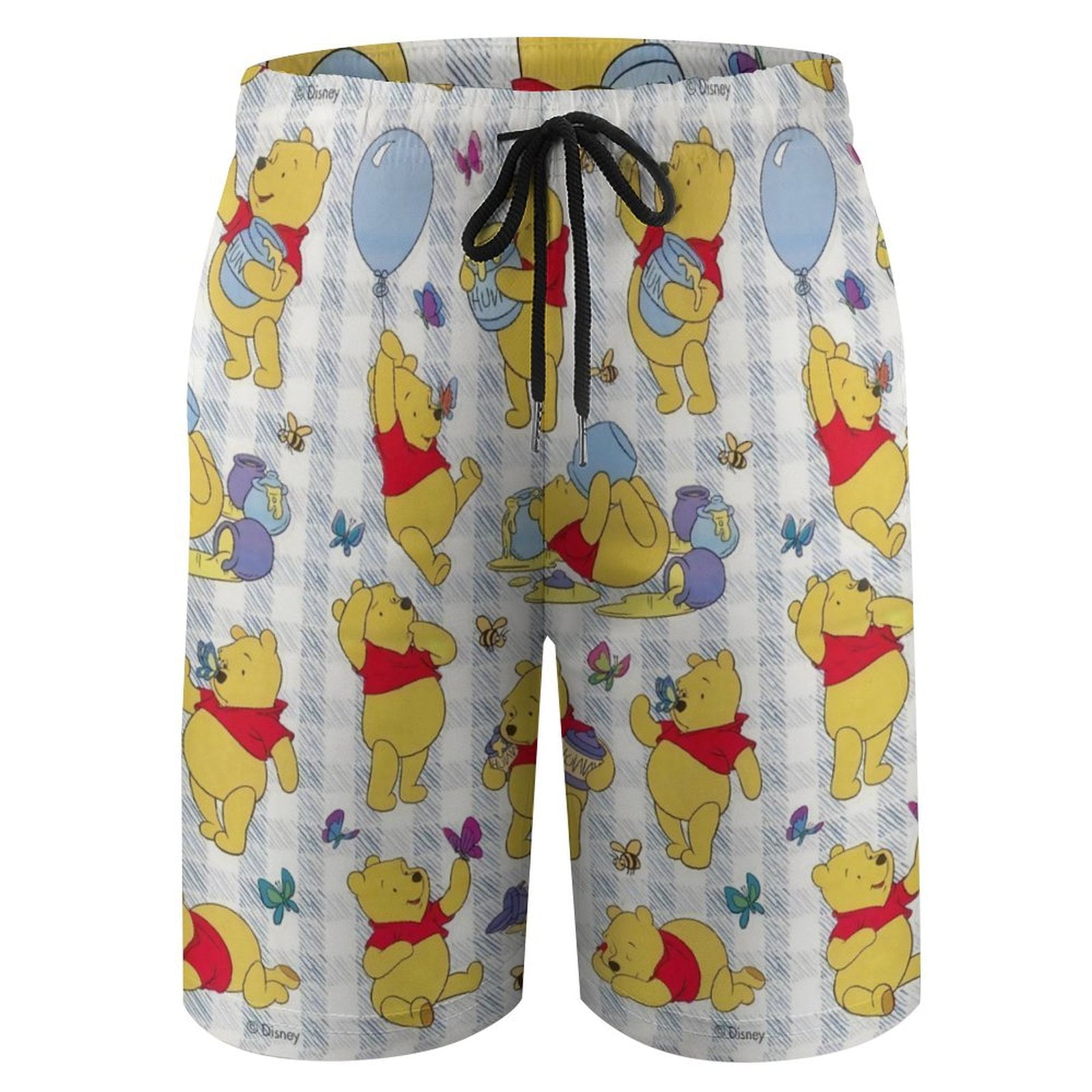 Mens Swim Trunks,Winnie The Pooh Seamless Boys Swim Trunks with ...