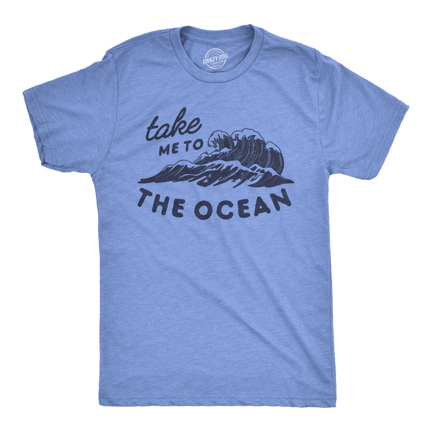 Mens Take Me To The Ocean T Shirt Cute Beach Vacation Tee Graphic Tees ...