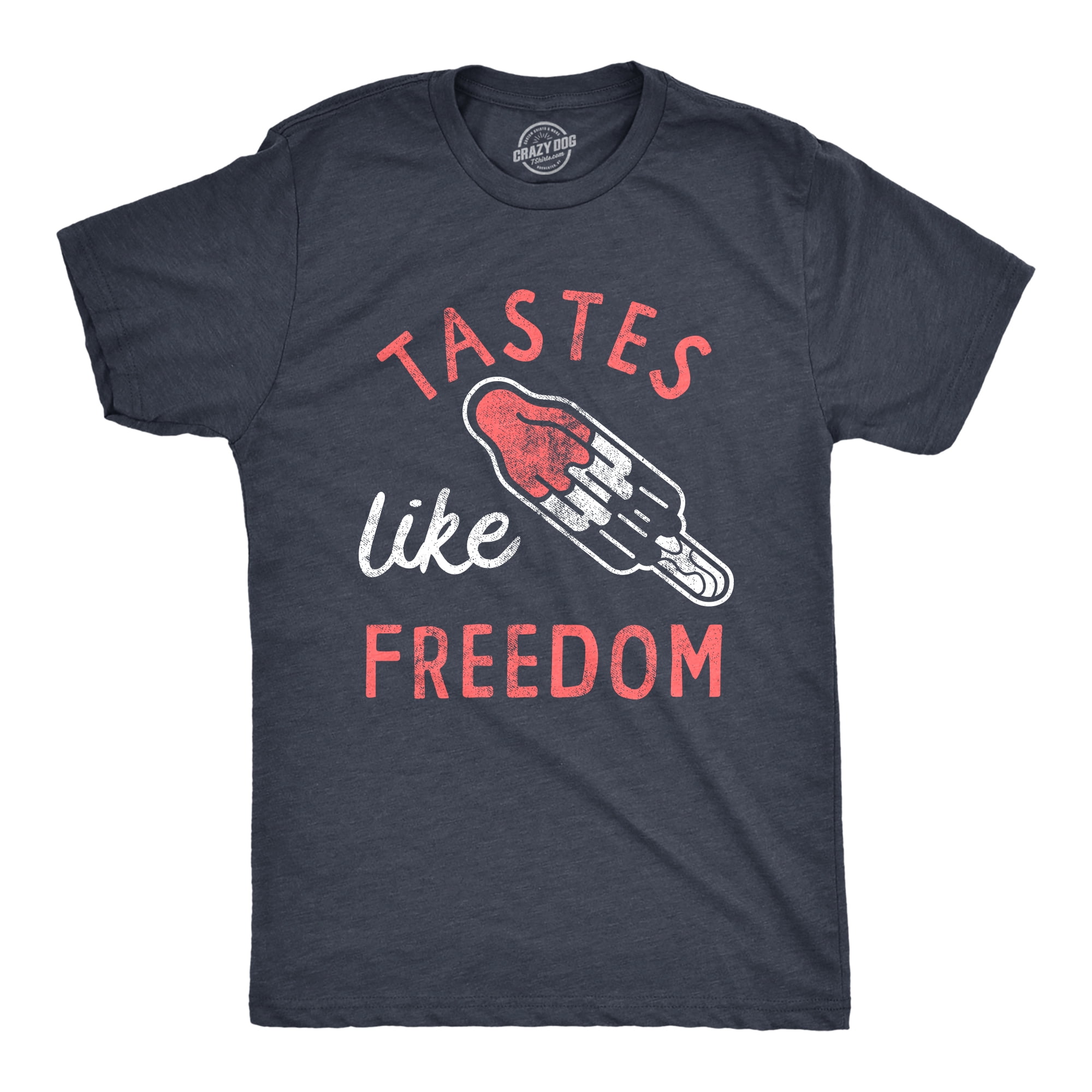 Mens Tastes Like Freedom T Shirt Funny Cool Fourth Of July Party ...