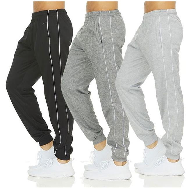 Mens Tech Fleece Joggers Dry Fit Performance Sweatpants, Assorted Color ...