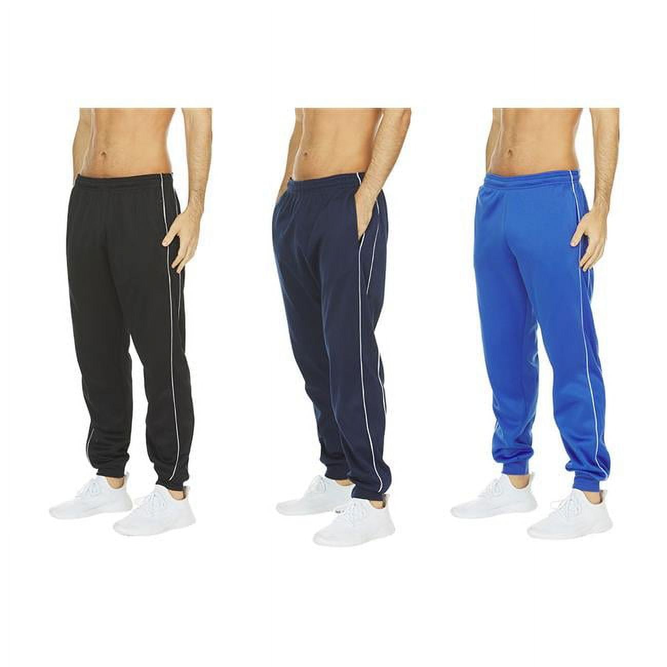 Mens Tech Fleece Joggers Dry Fit Performance Sweatpants, Assorted Color ...