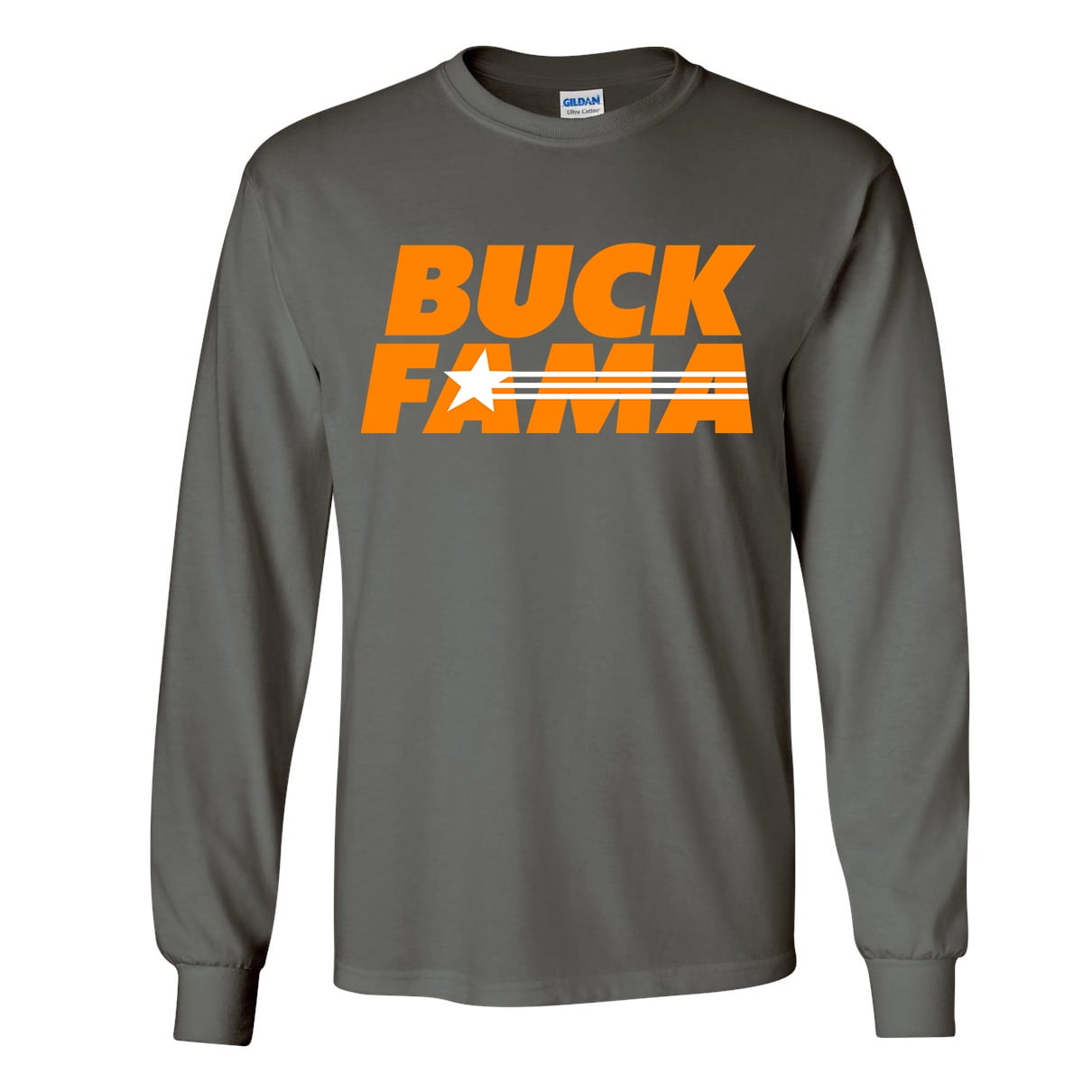 Mens Tennessee Tshirt Funny Buck Fama Team Color Orange and White TN ...