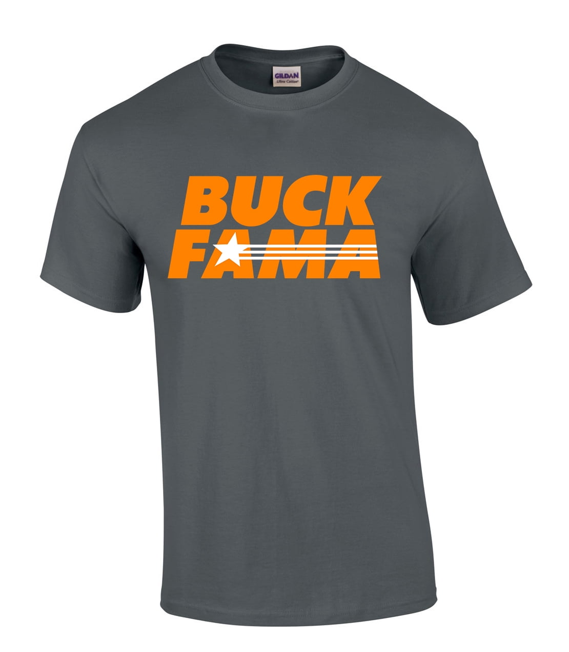 Mens Tennessee Tshirt Funny Buck Fama Team Color Orange and White TN ...