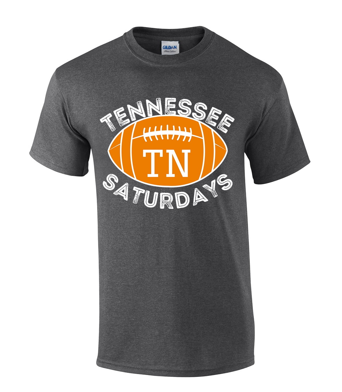 Mens Tennessee Tshirt Saturdays Football Sports TN Team Color Short ...