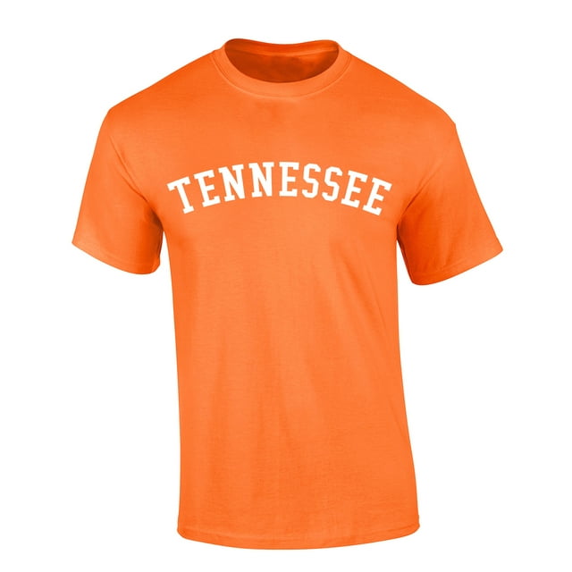Mens Tennessee Tshirt TN Team Color Short Sleeve T-shirt Graphic Tee ...