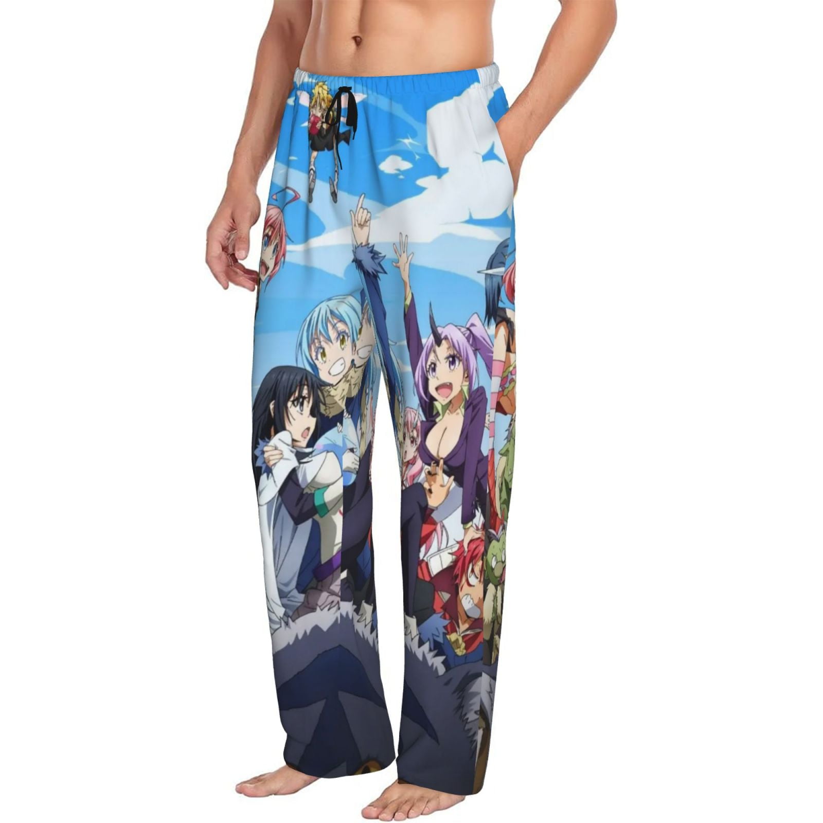 Mens I Got Reincarnated As A Slime Pajama Pants Soft Lightweight Pajama ...