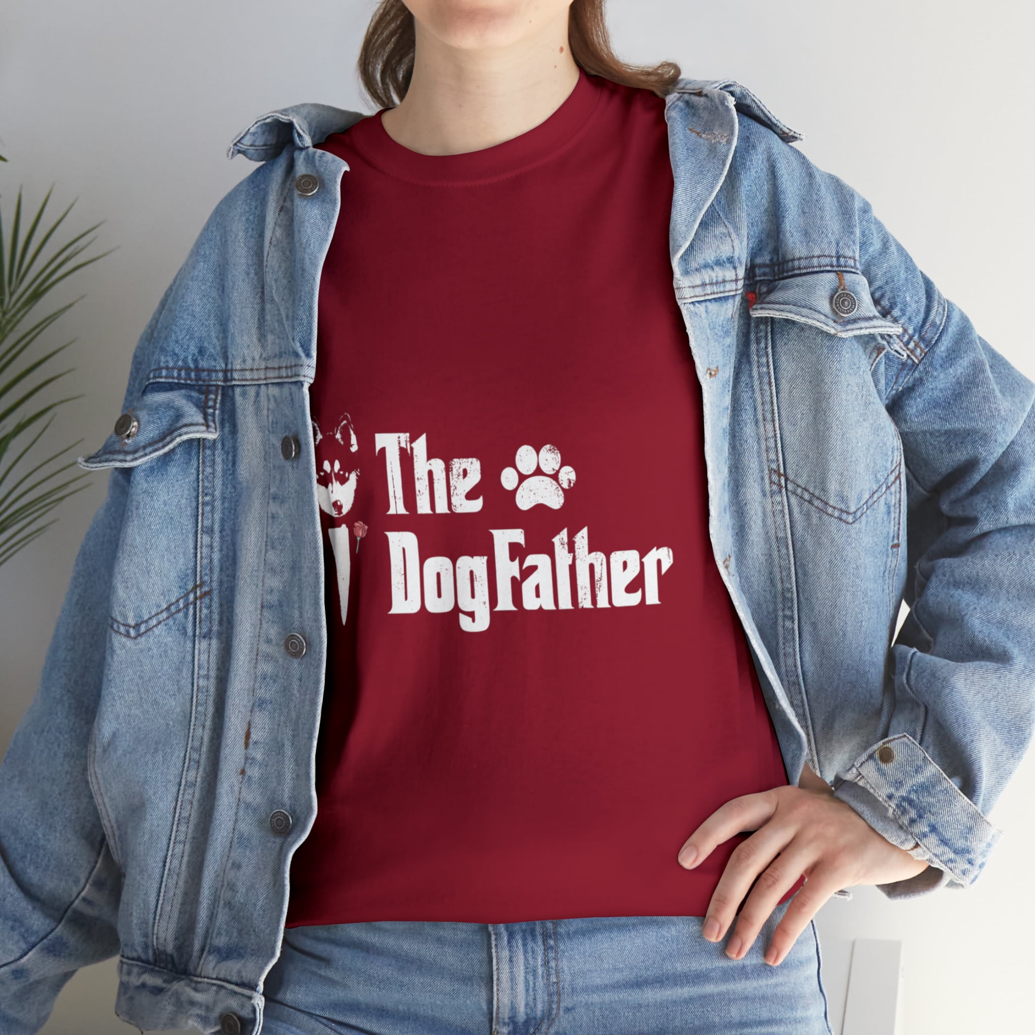 Mens The Dogfather Siberian Husky Dog Dad Father's Day Gi T-Shirt ...