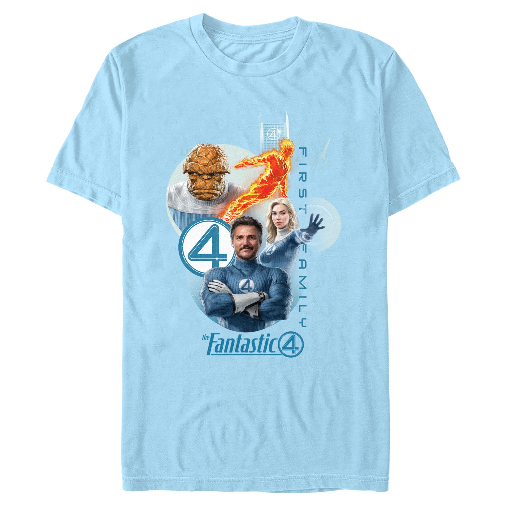 Mens The Fantastic Four: First Steps First Family T Shirt - Walmart.com
