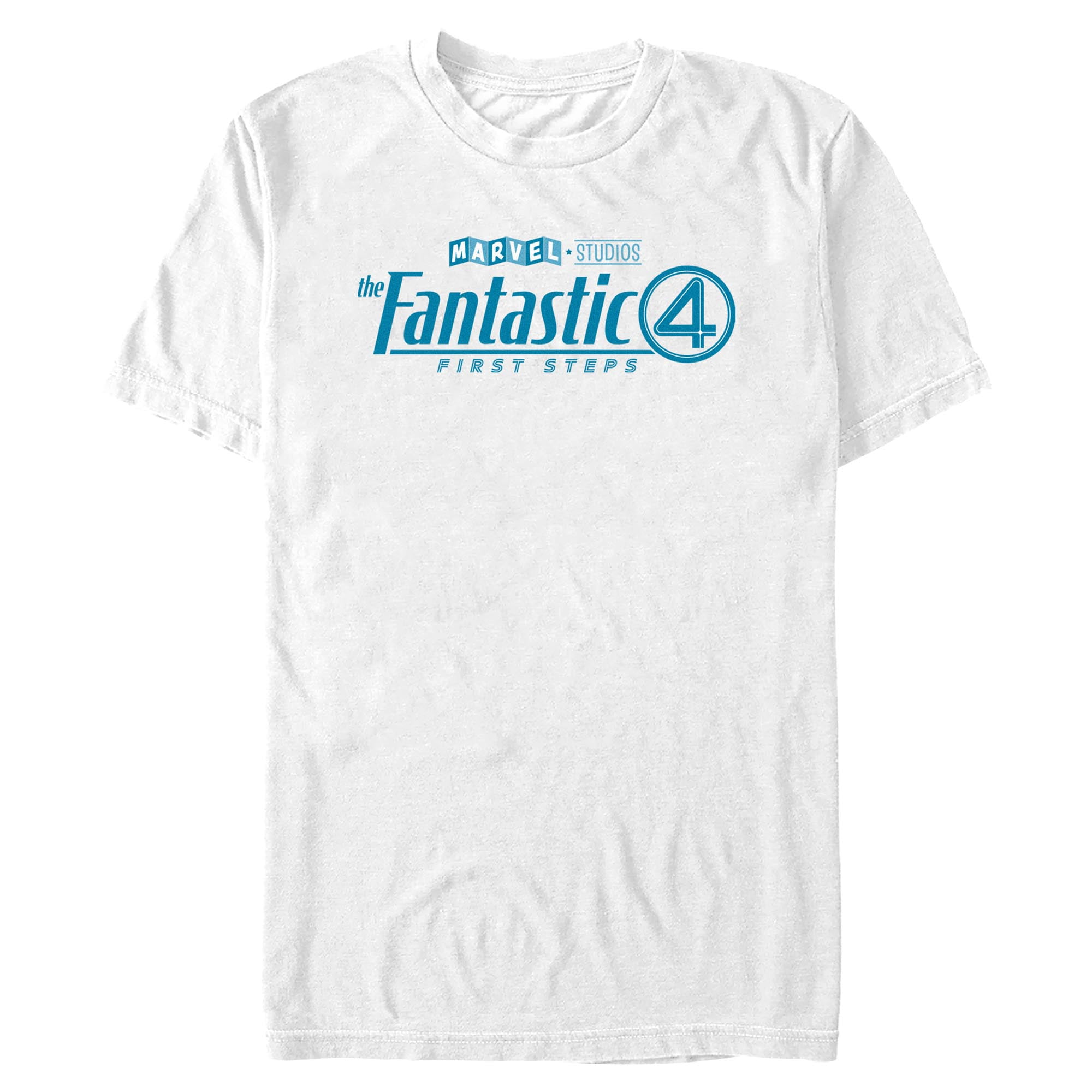 Mens The Fantastic Four: First Steps Official Logo T Shirt - Walmart.com