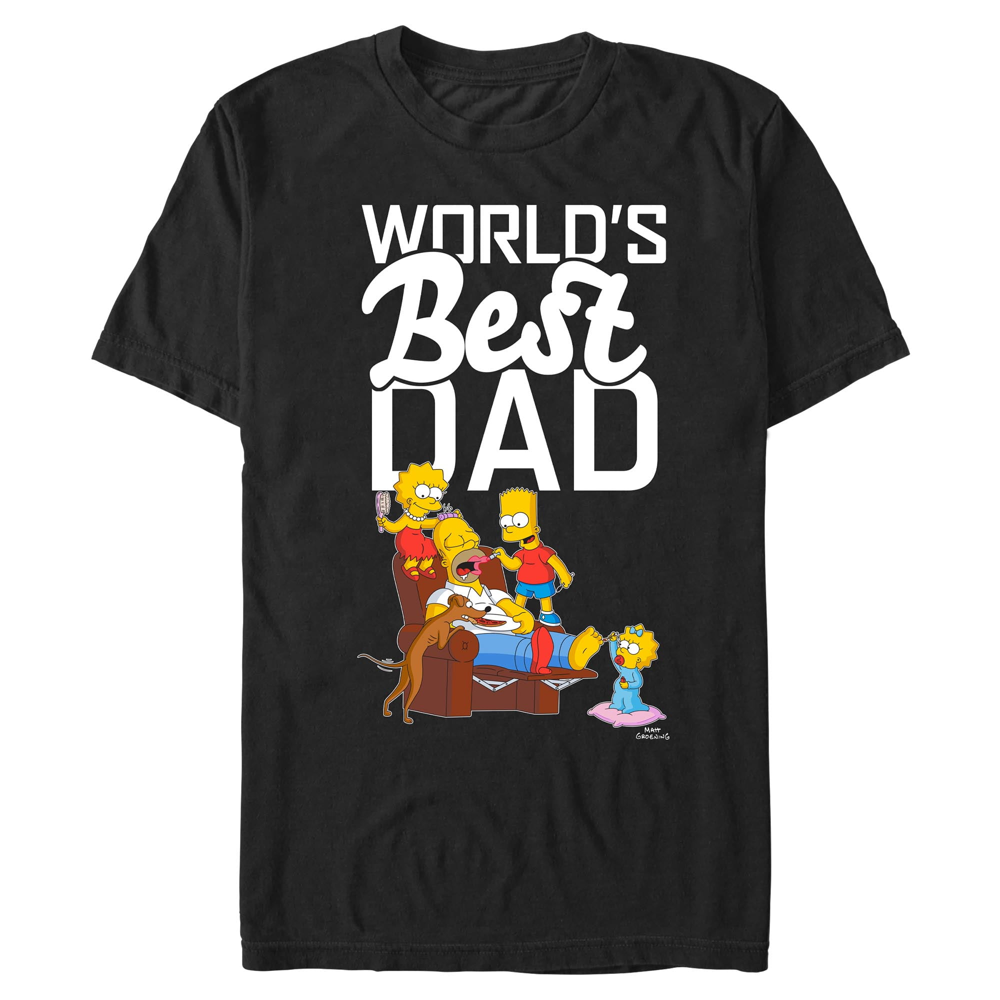 Mens The Simpsons Family Dad Prank T Shirt - Walmart.com