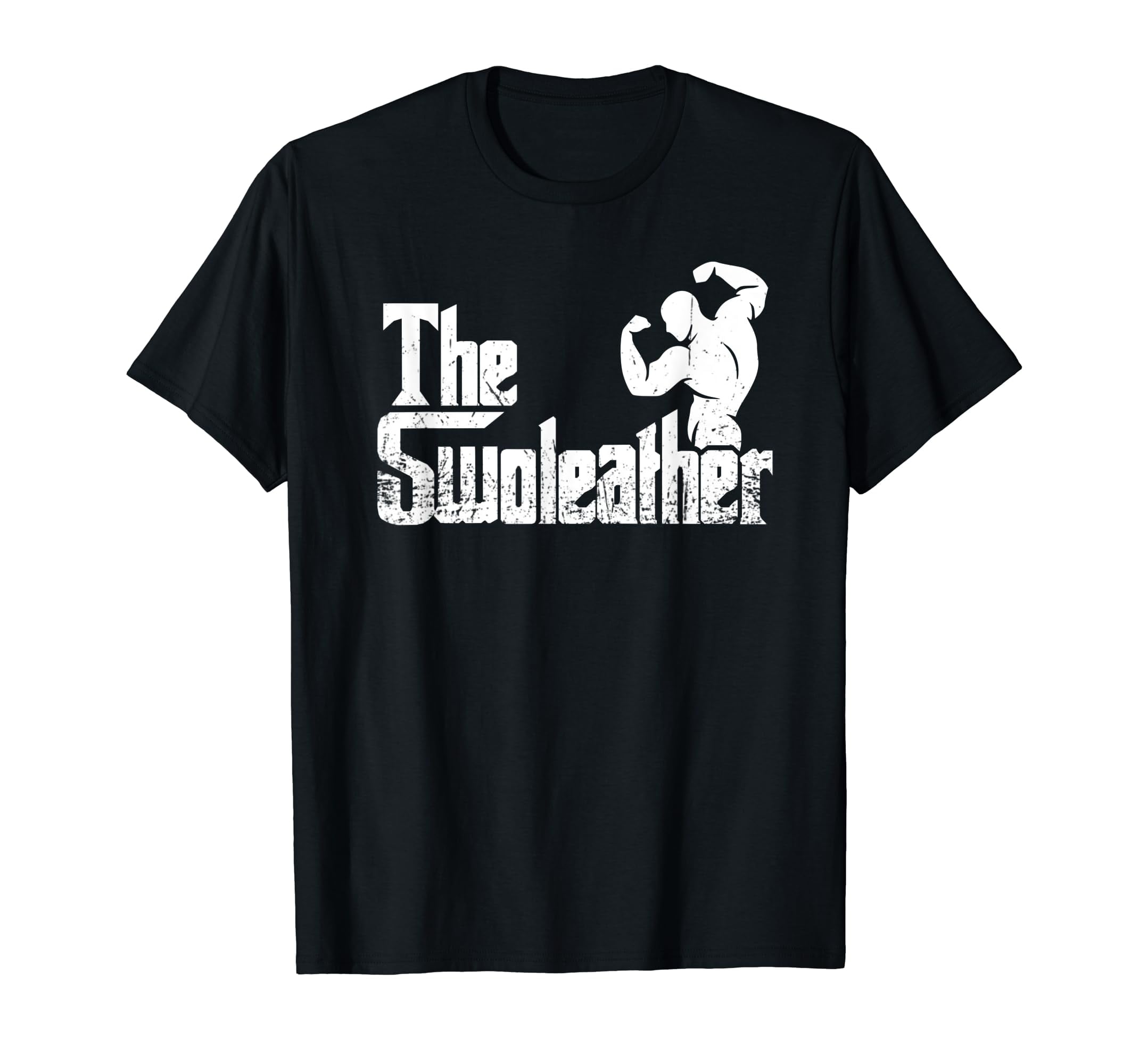 Mens The Swole Father Lifting Weights Funny Dad Gym Training T-Shirt - Walmart.com