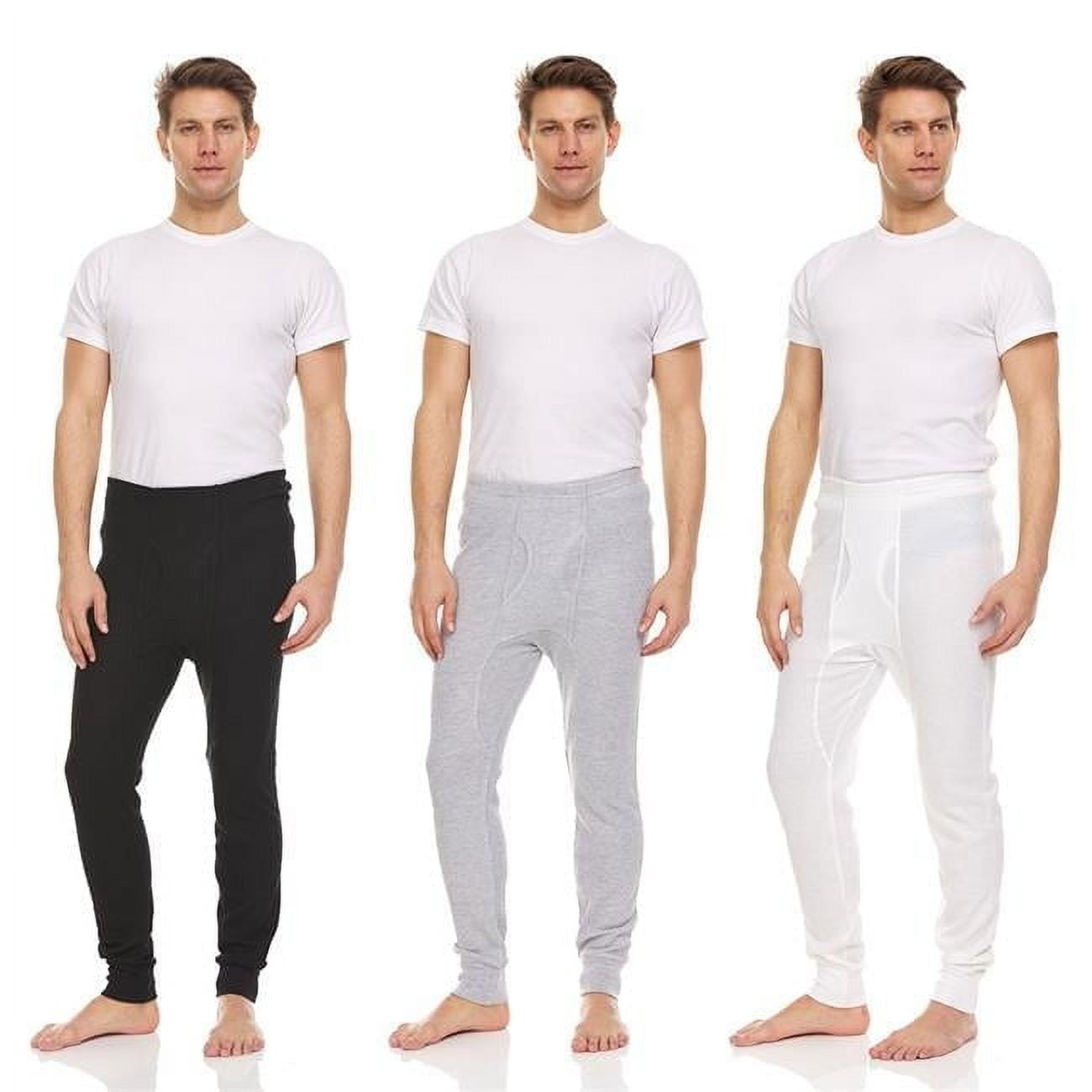 Mens Thermal Pants, Assorted Color - Large - Pack of 3 - Walmart.com