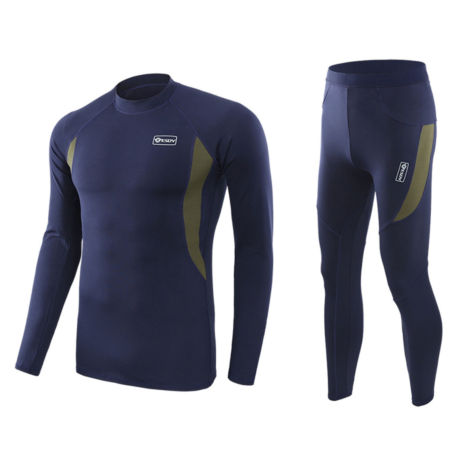 Mens Thermal Underwear Cold Insulated Fleece Lined Para Top and Bottom ...