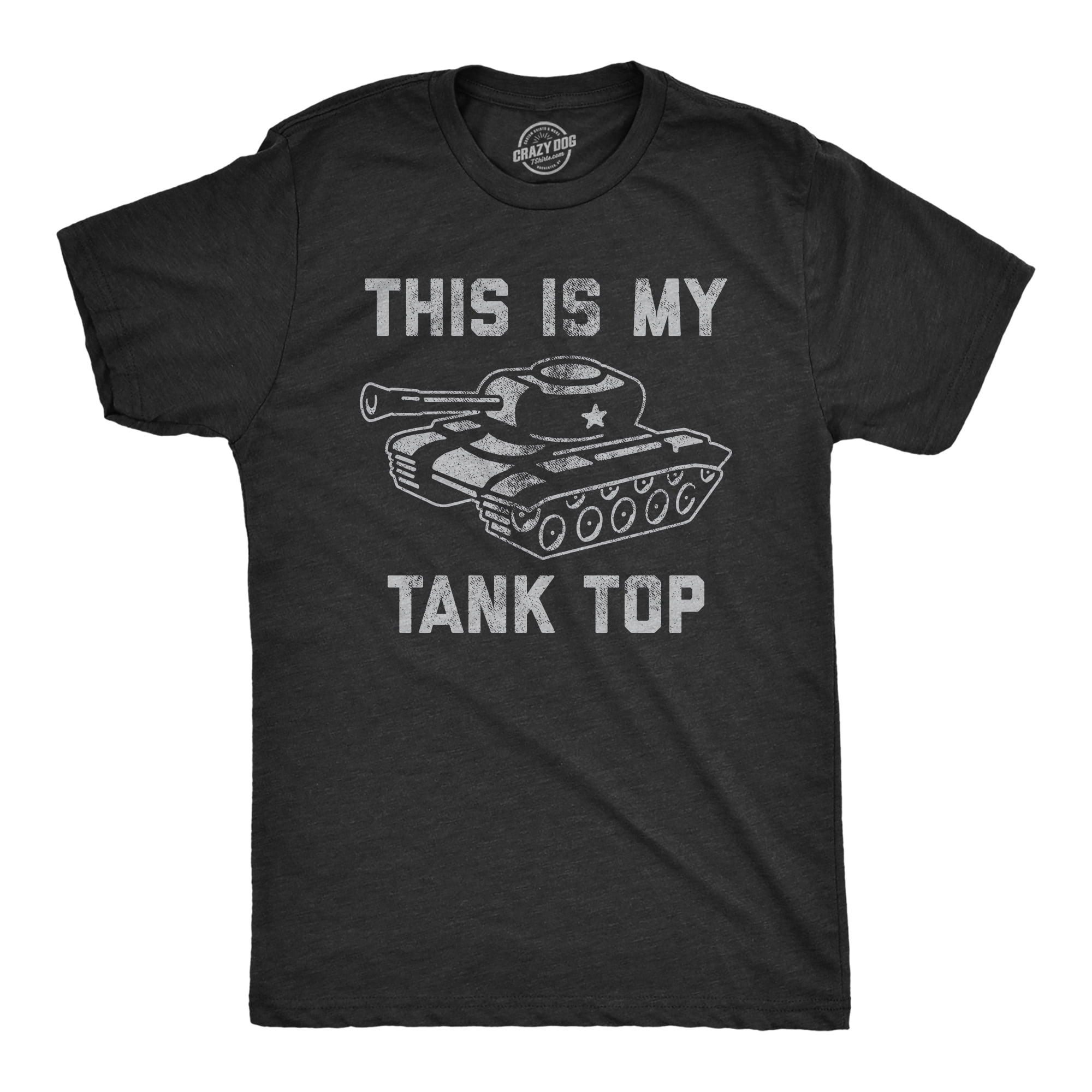 Mens This Is My Tank Top T Shirt Funny Army Military Tank Joke Tee for ...