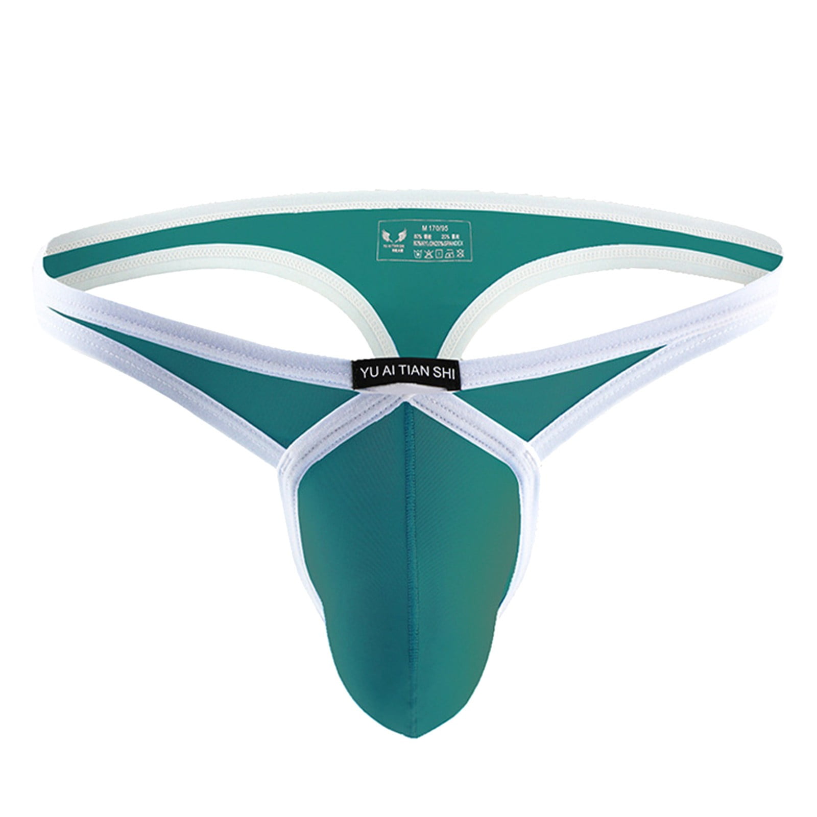 Mens Thong Underwear With Pouch For Balls Solid Soft Enhancer Jock Strap G Strings Thongs For