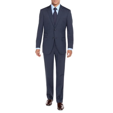 DTI GV Executive Men's Suit Two Button 2 Piece Modern Fit Jacket Pants ...