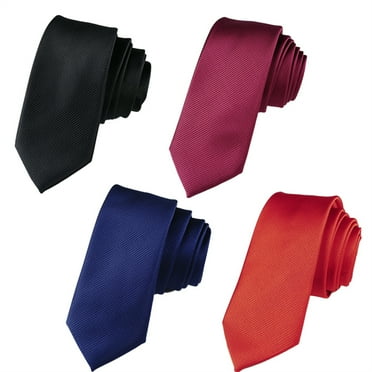 HISDERN Men Floral Ties Woven Classic 3.4" Necktie Set Formal tie ...