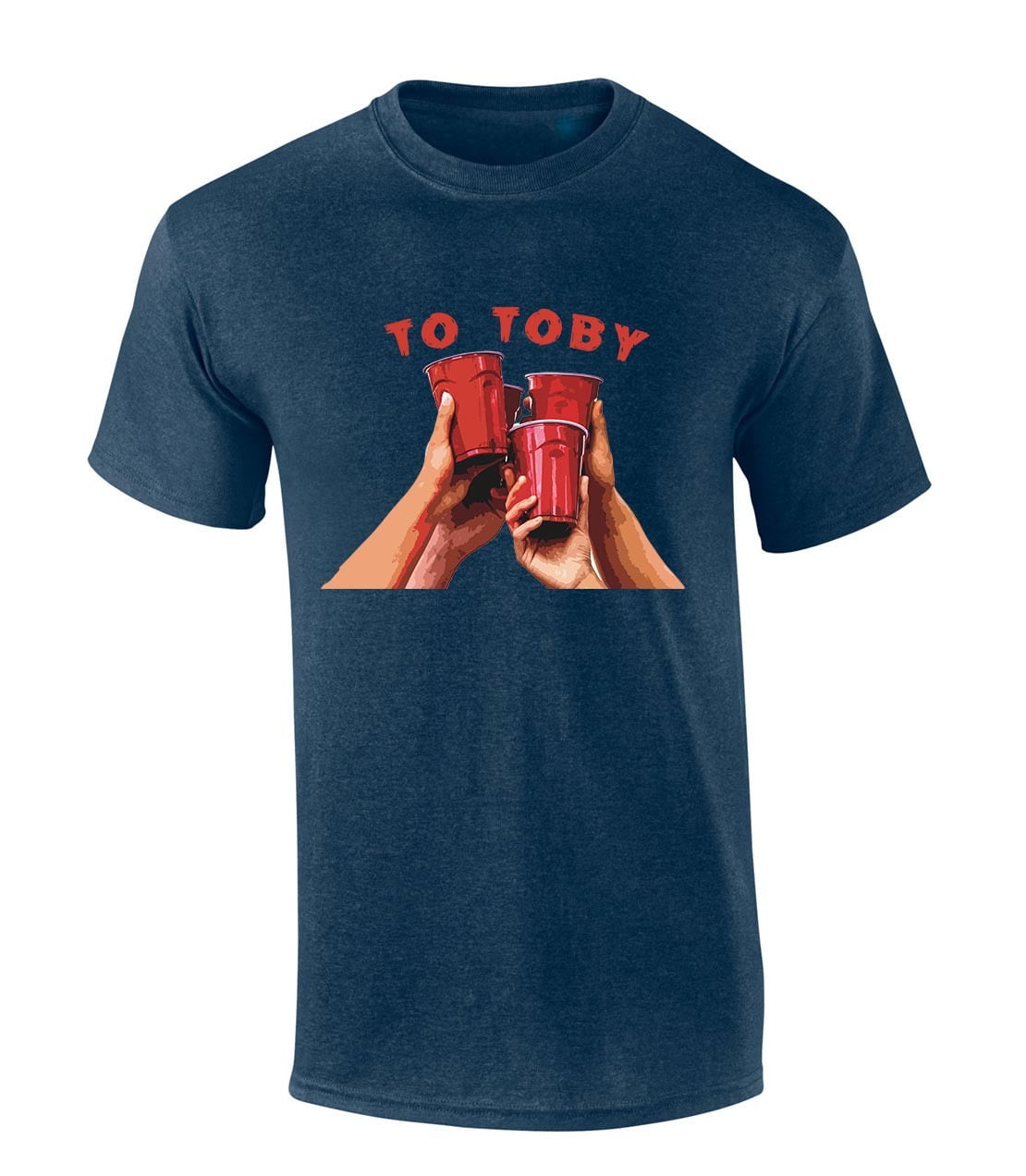Mens Toby Tshirt R.I.P Toby Cheers to Toby Red Solo Cups Short Sleeve T ...