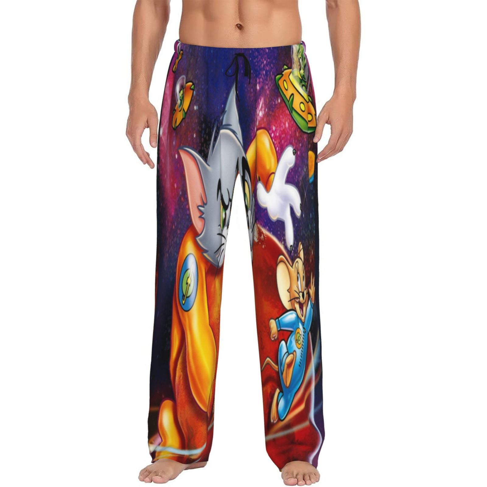 Mens Tom Cat Jerly Pajama Pants Lounge Pants Super Soft Pajama Bottoms ...