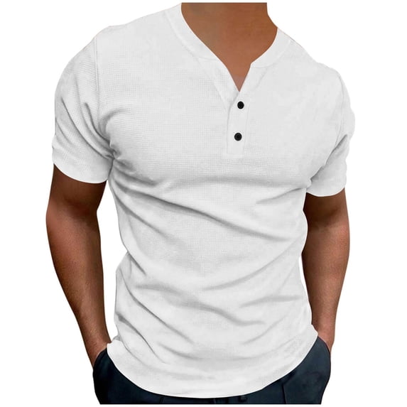 Mens Track Gym Jogger T Shirts Short Sleeve Tee Tops for Mens V Neck ...