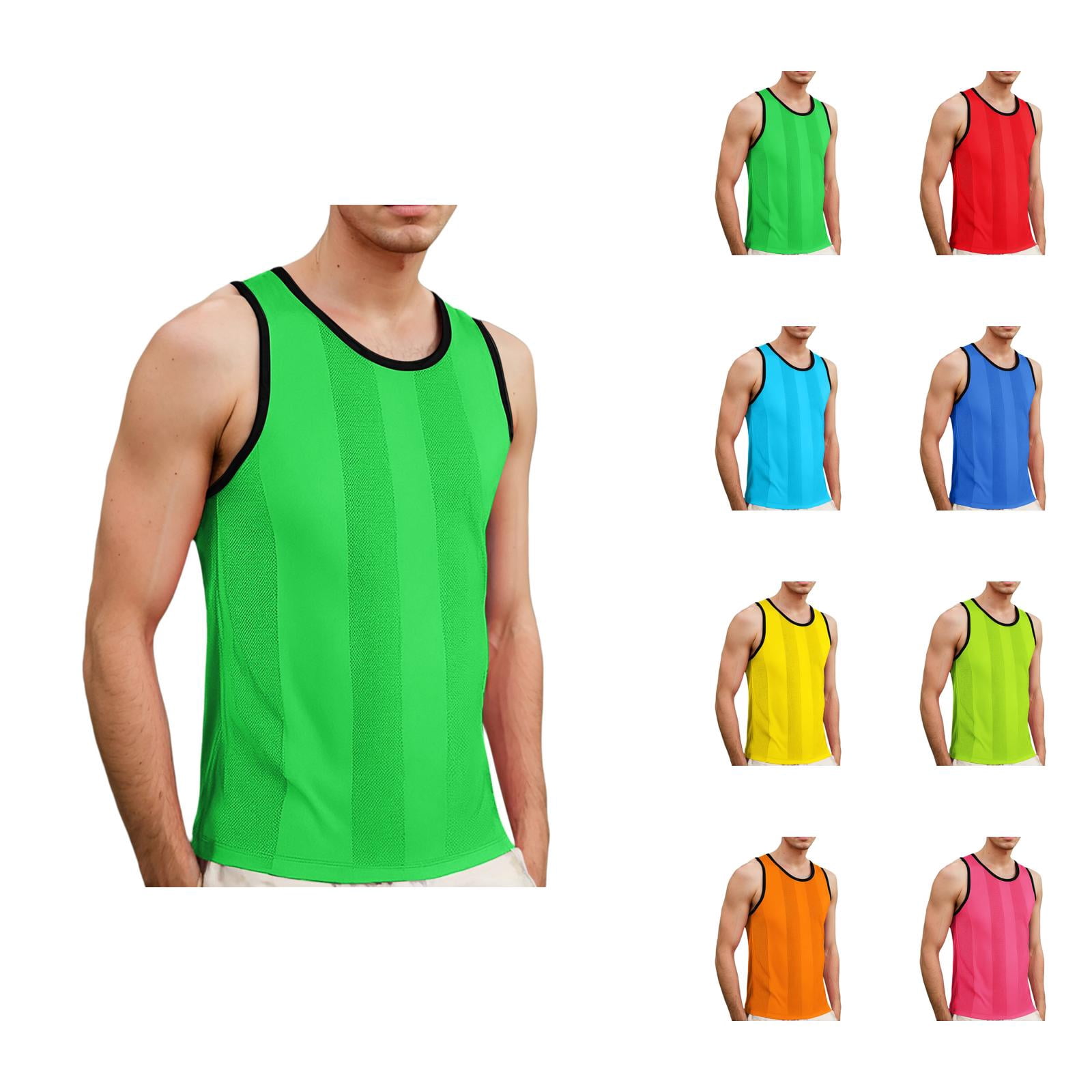 Mens Training Pinnies Adult Lightweight Breathable Scrimmage Vests for ...