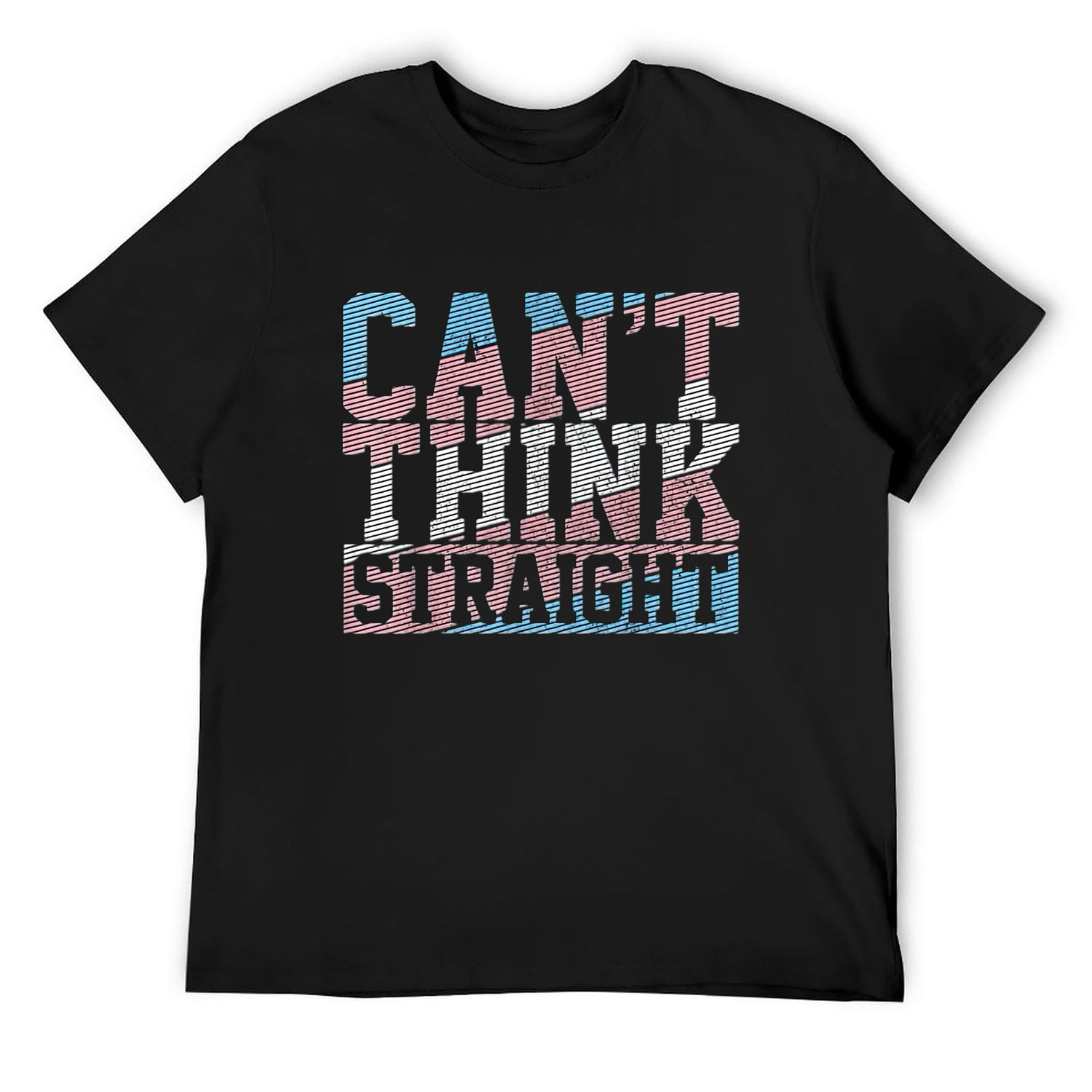 Mens Trans Flag Can'T Think Straight Transgender Pride Month Lgbt T ...