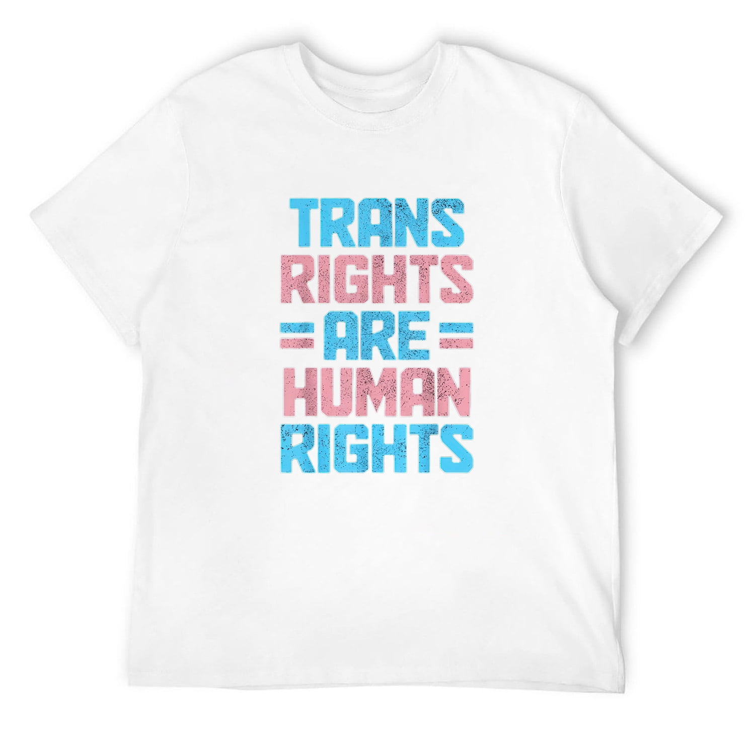 Mens Trans Rights Are Human Rights Transgender Pride Flag Lgbtq T-Shirt ...