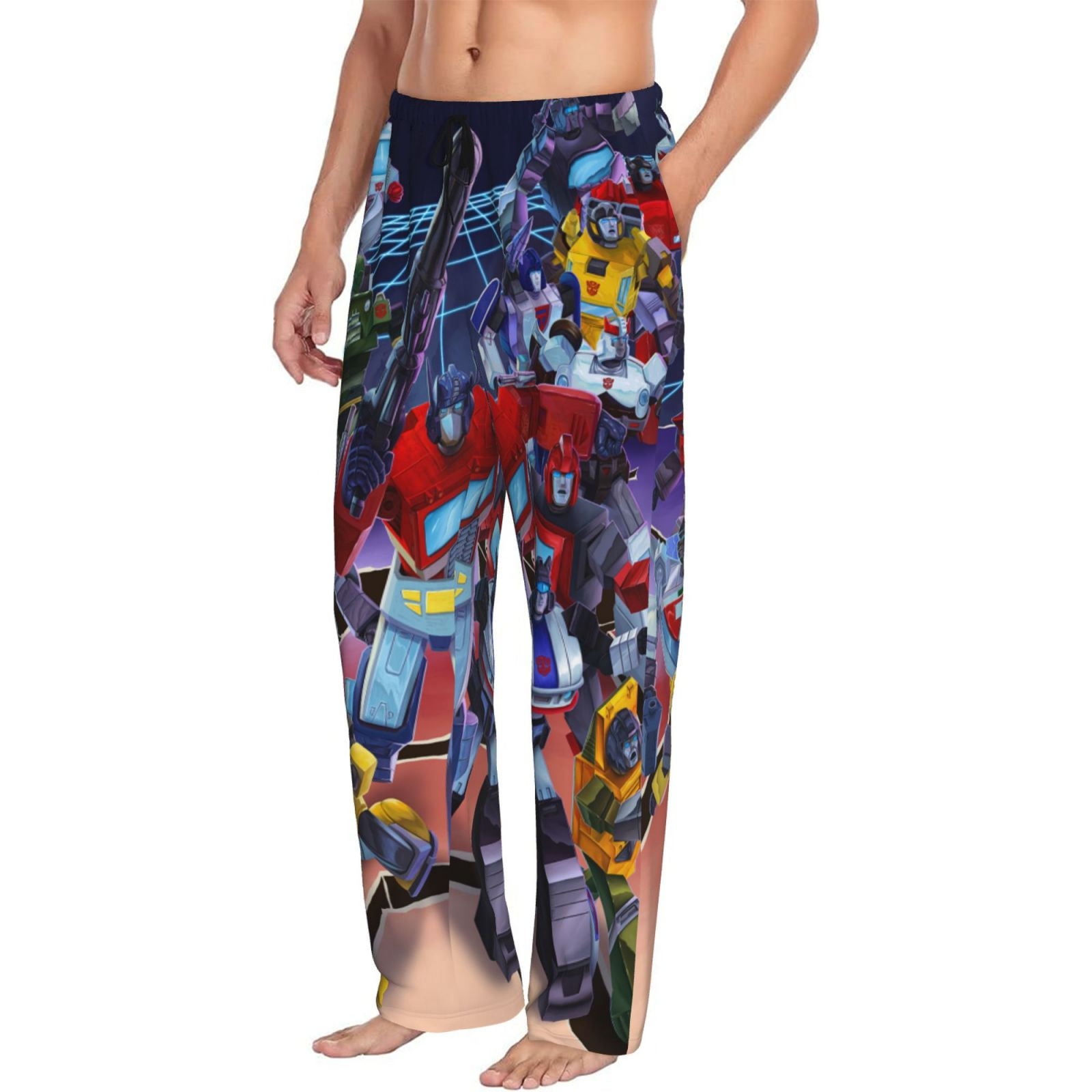 Mens Transformers Pajama Pants Sleepwear Pajamas Vacation Sleep Pant ...