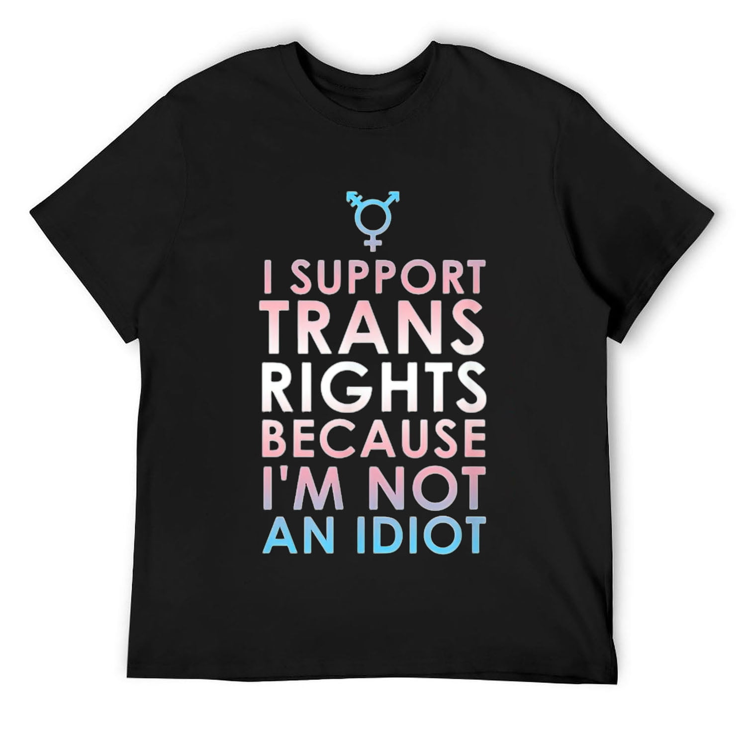 Mens Transgender Ally Trans Pride Flag Support T-Shirt Black 4X-Large ...