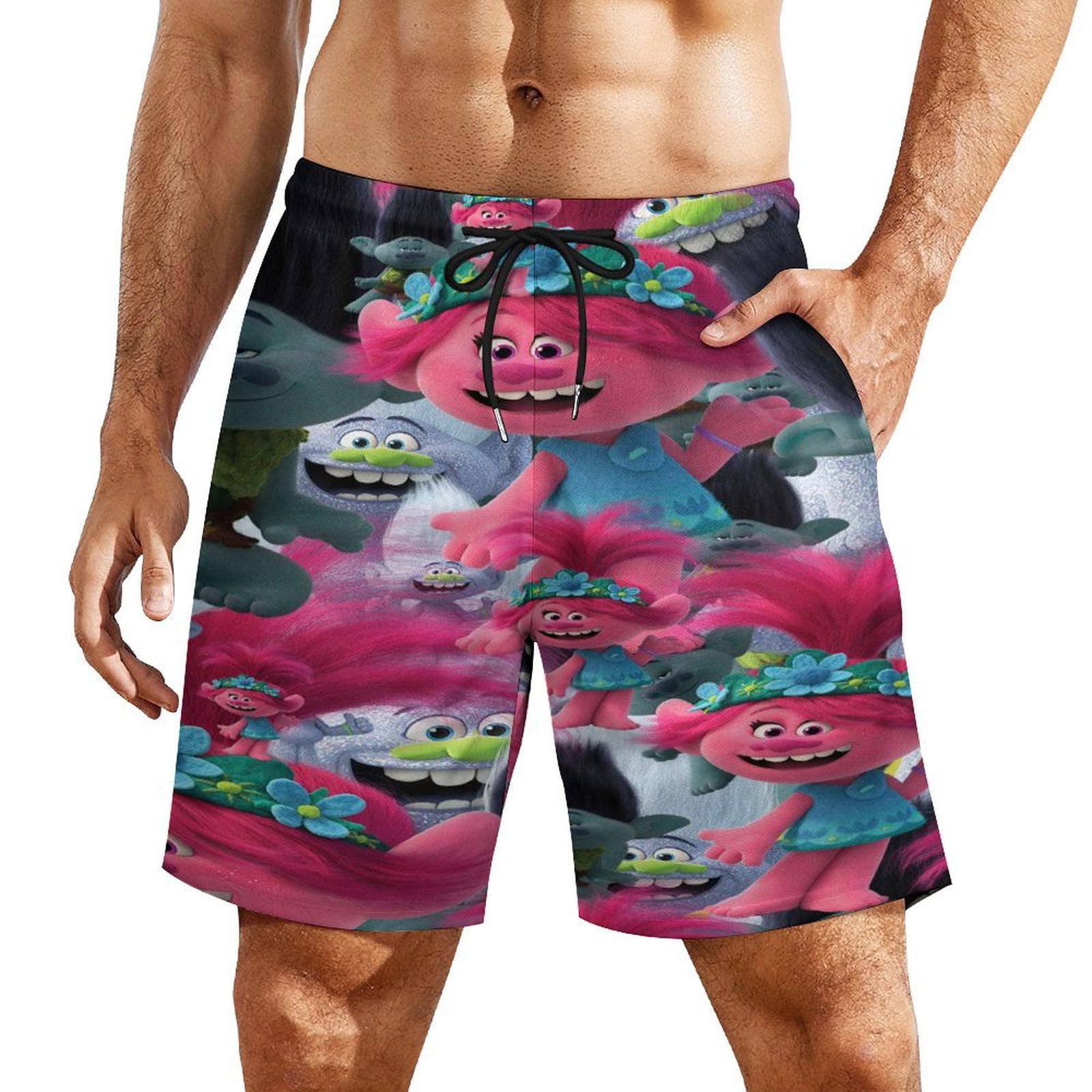 Mens TRo-lls World Swim Trunks with Compression Liner Stretch Board ...
