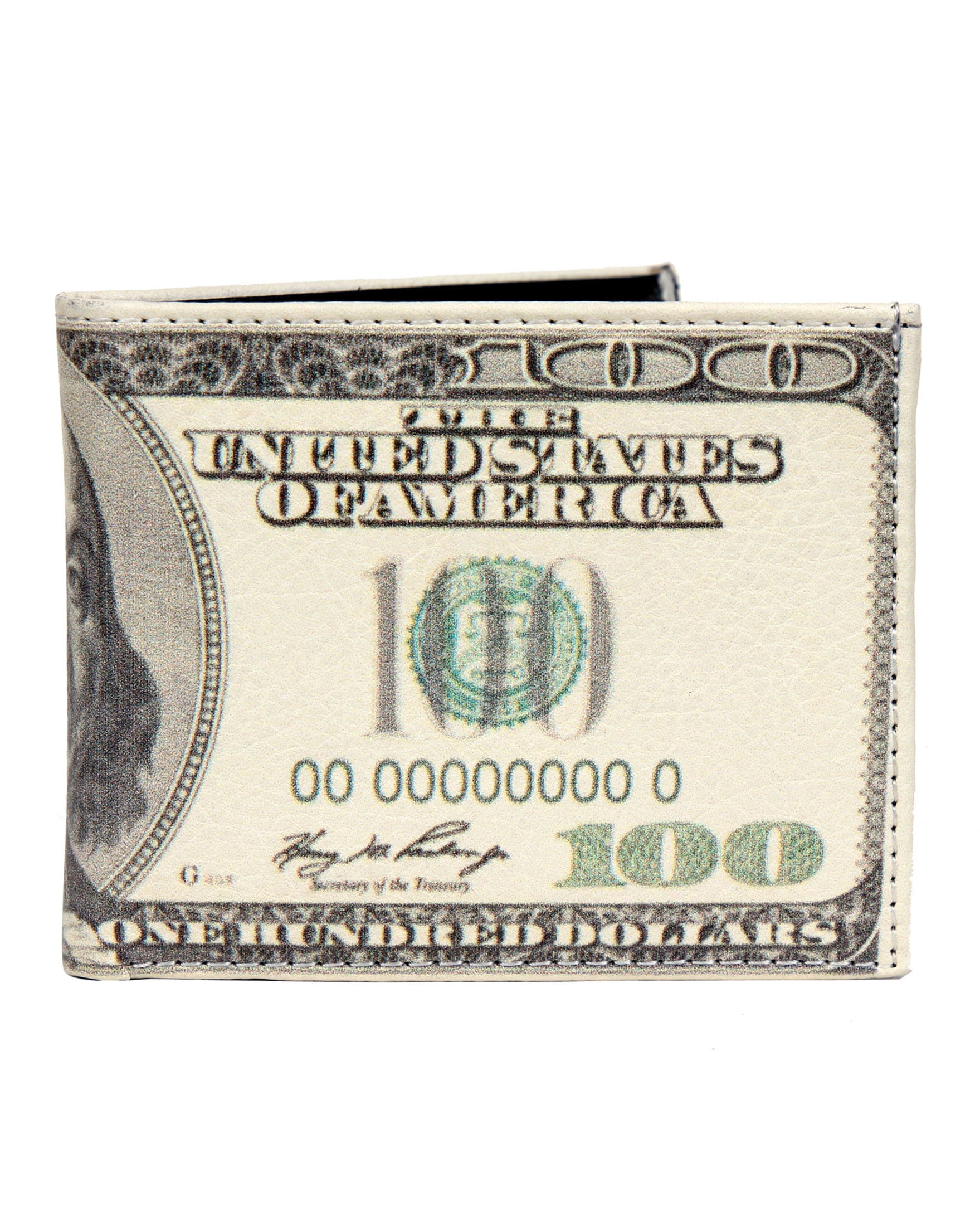 Mens USA Old $100 Dollar Bill Wallet Credit Card Holder and ID Display ...