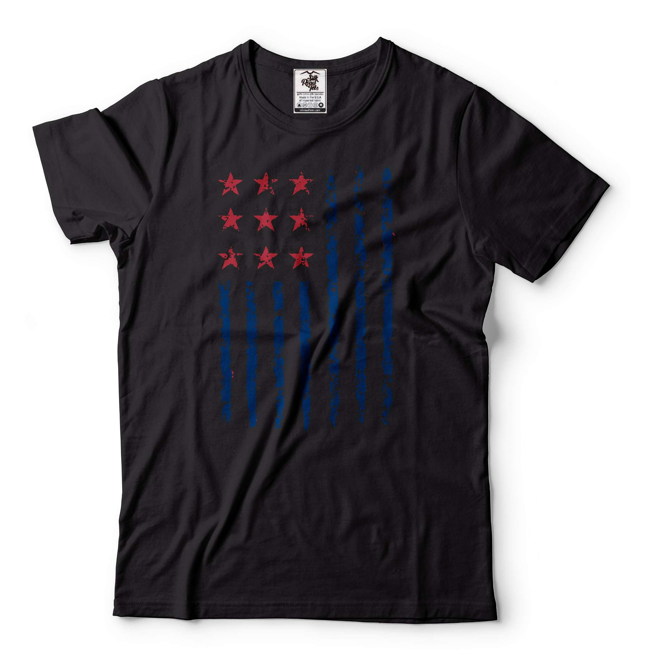 Mens USA T-shirt United States Flag Tee 4th Of July Patriotic Shirt ...