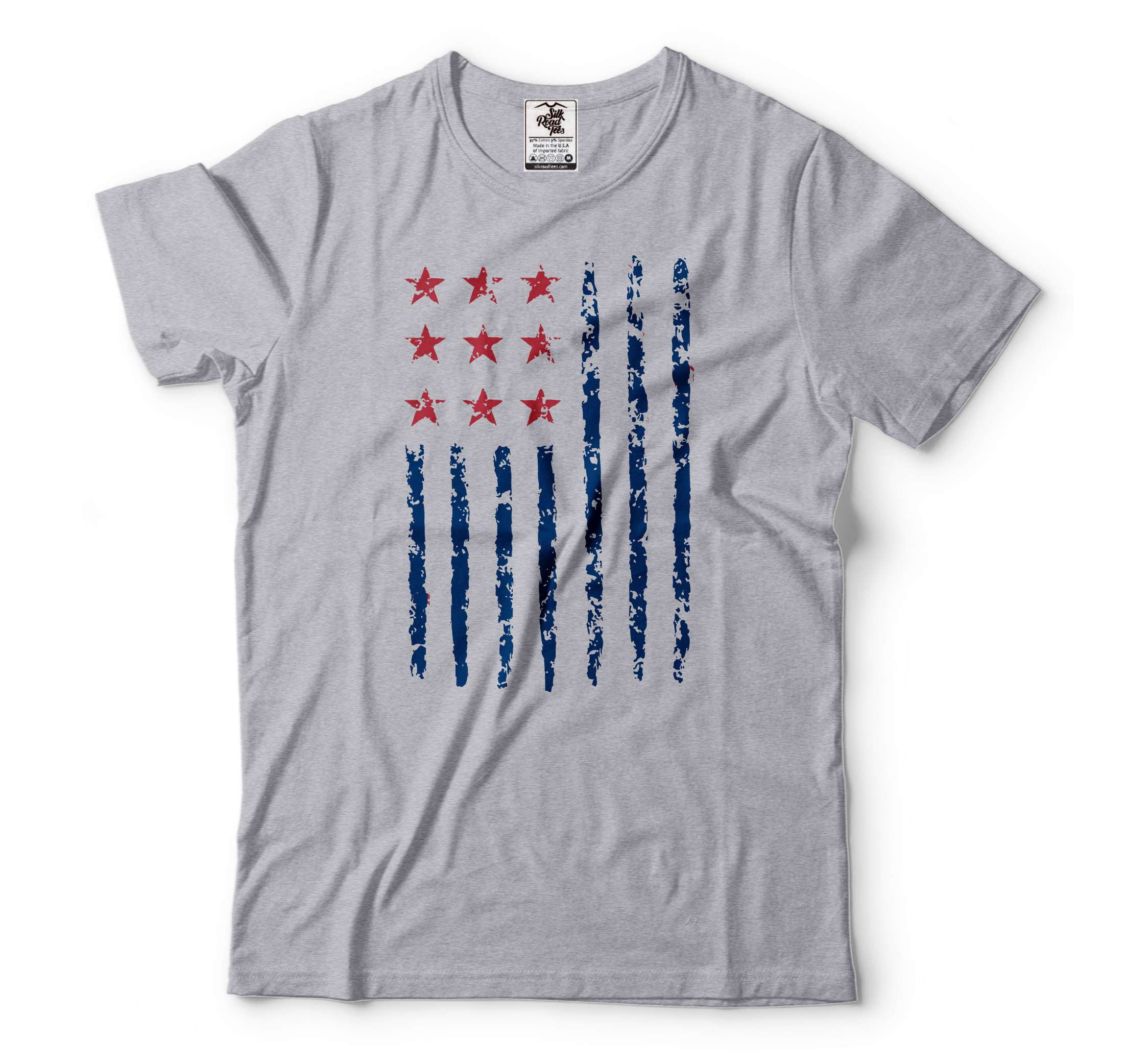 Mens USA T-shirt United States Flag Tee 4th Of July Patriotic Shirt ...