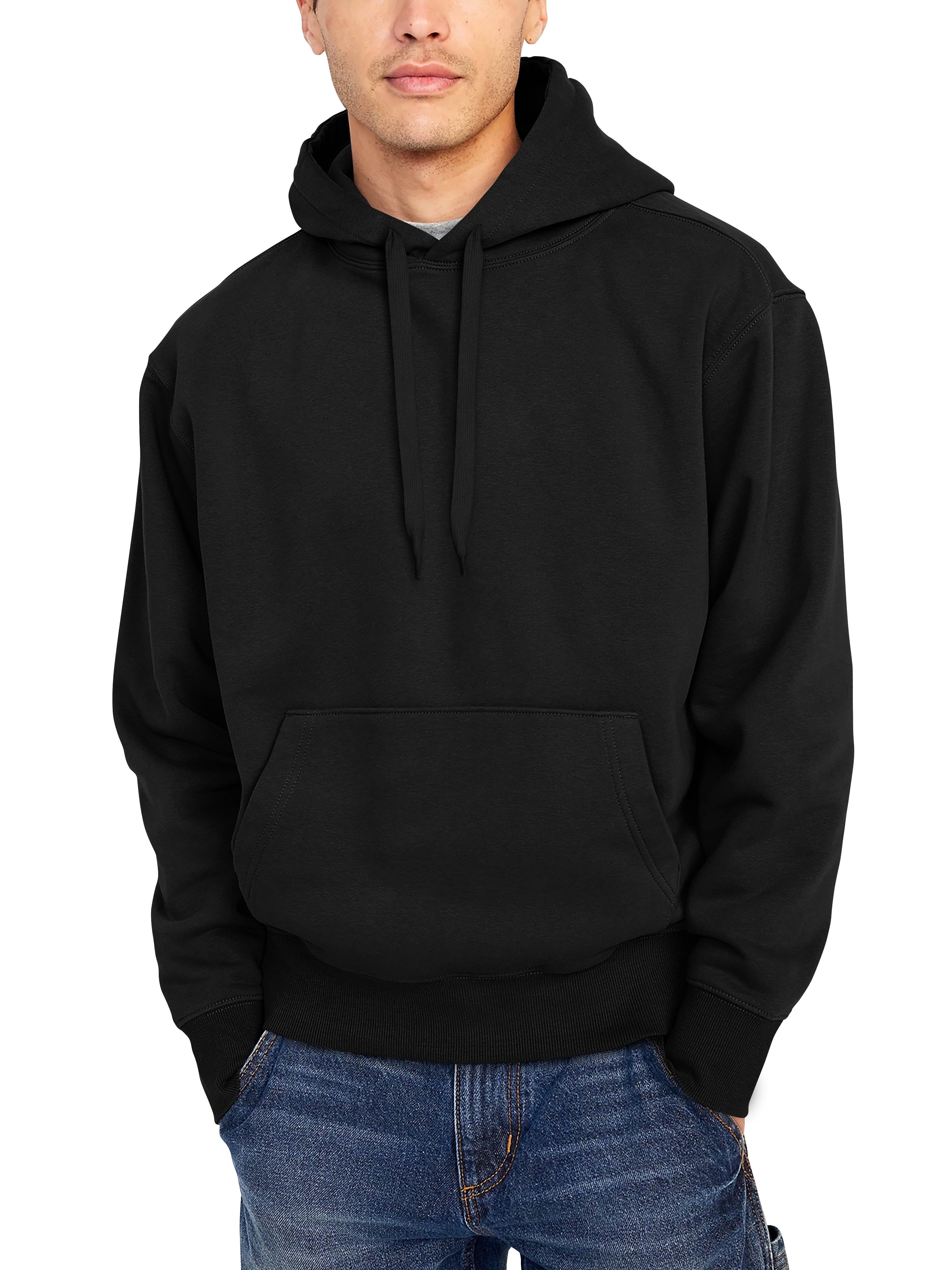 Mens Ultimate Heavyweight Pullover Hoodie Sweatshirt Fleece Essentials ...