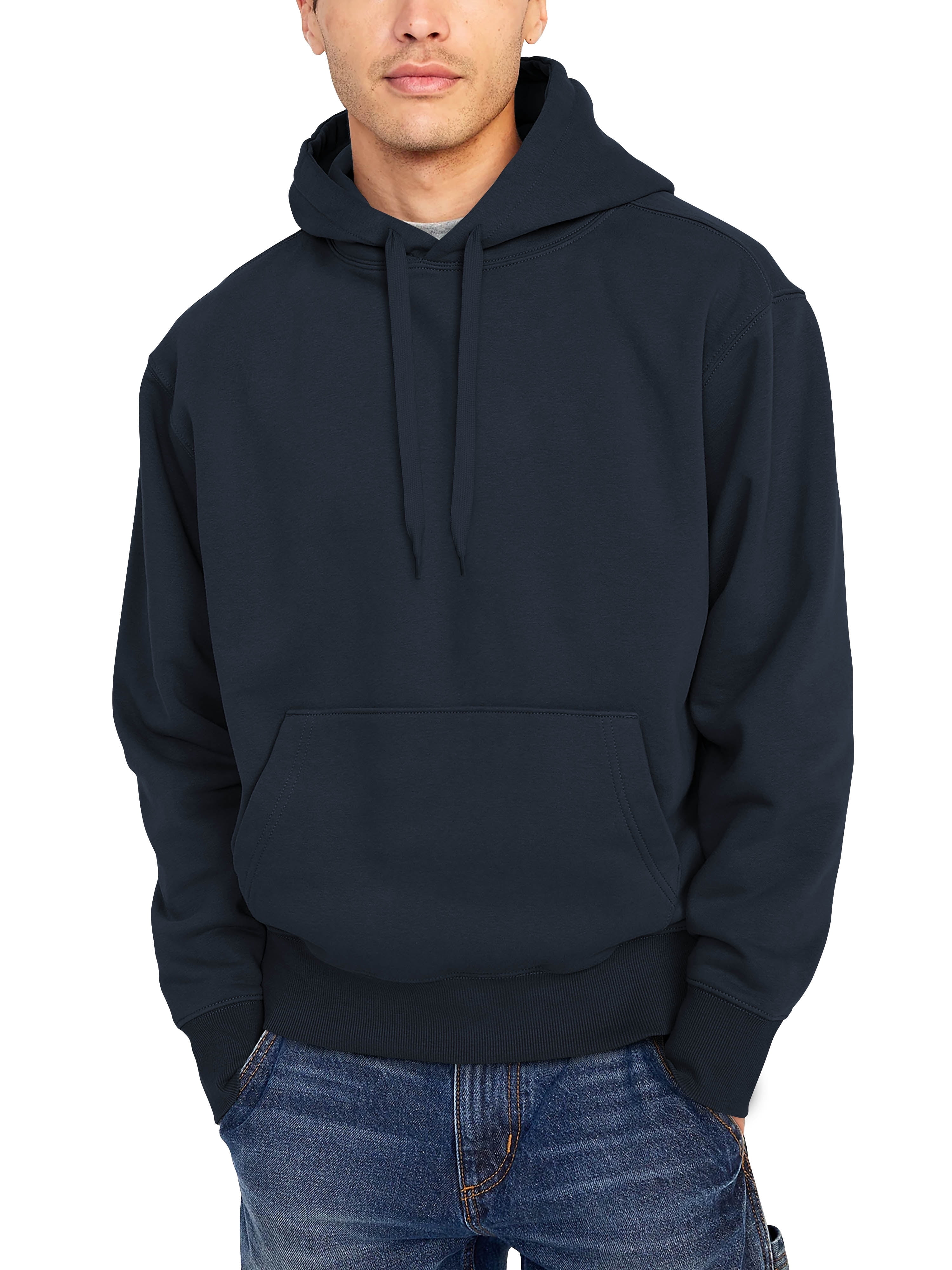 Mens Ultimate Heavyweight Pullover Hoodie Sweatshirt Fleece Essentials ...