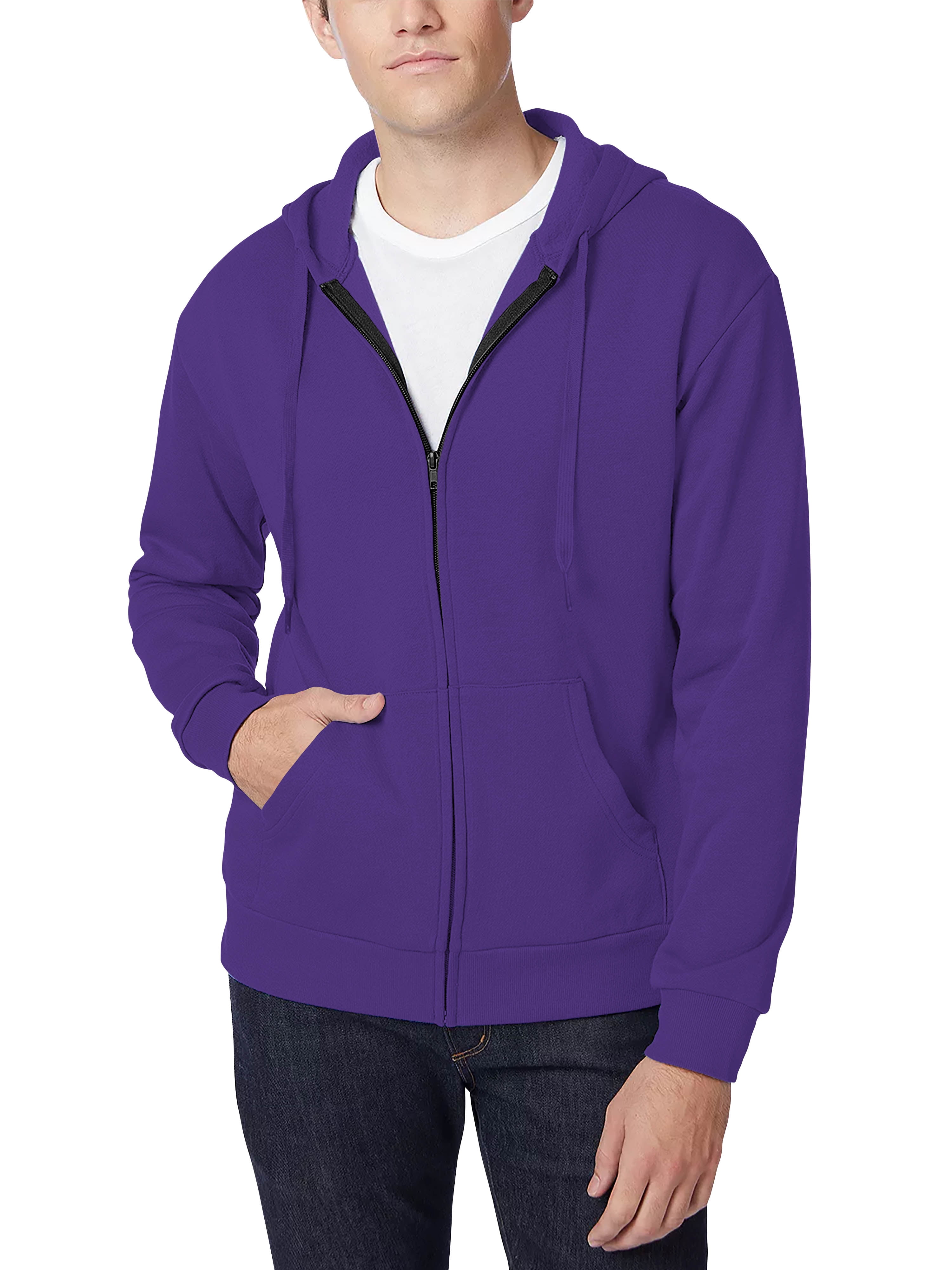 Mens Ultimate Heavyweight Zip Up Hoodie Jacket Fleece Essentials ...