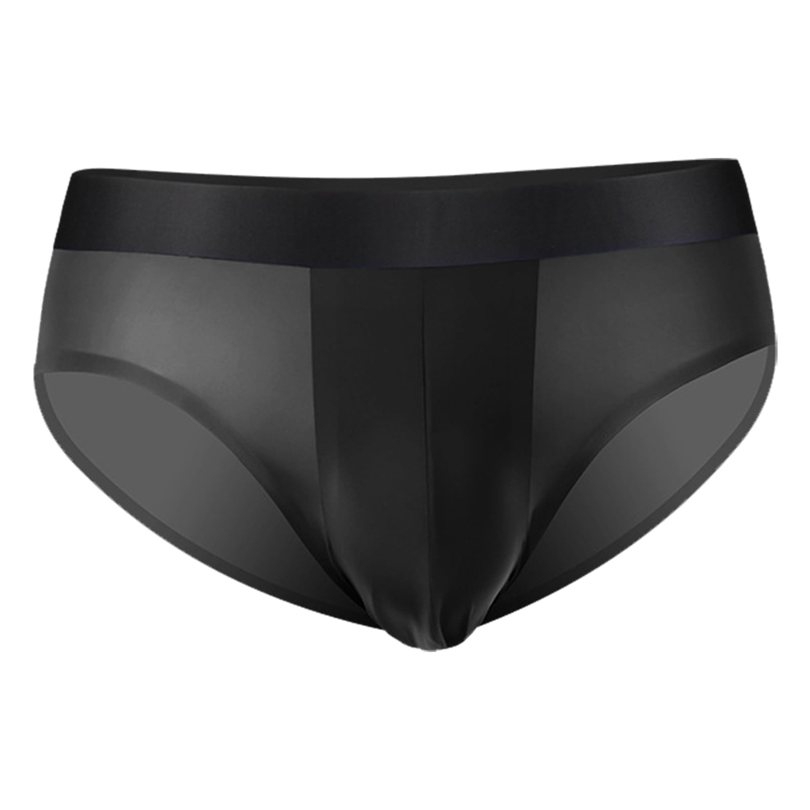 Mens Underwear 6pc Ice Silk Traceless Triangle Pants With U Bag Sexy