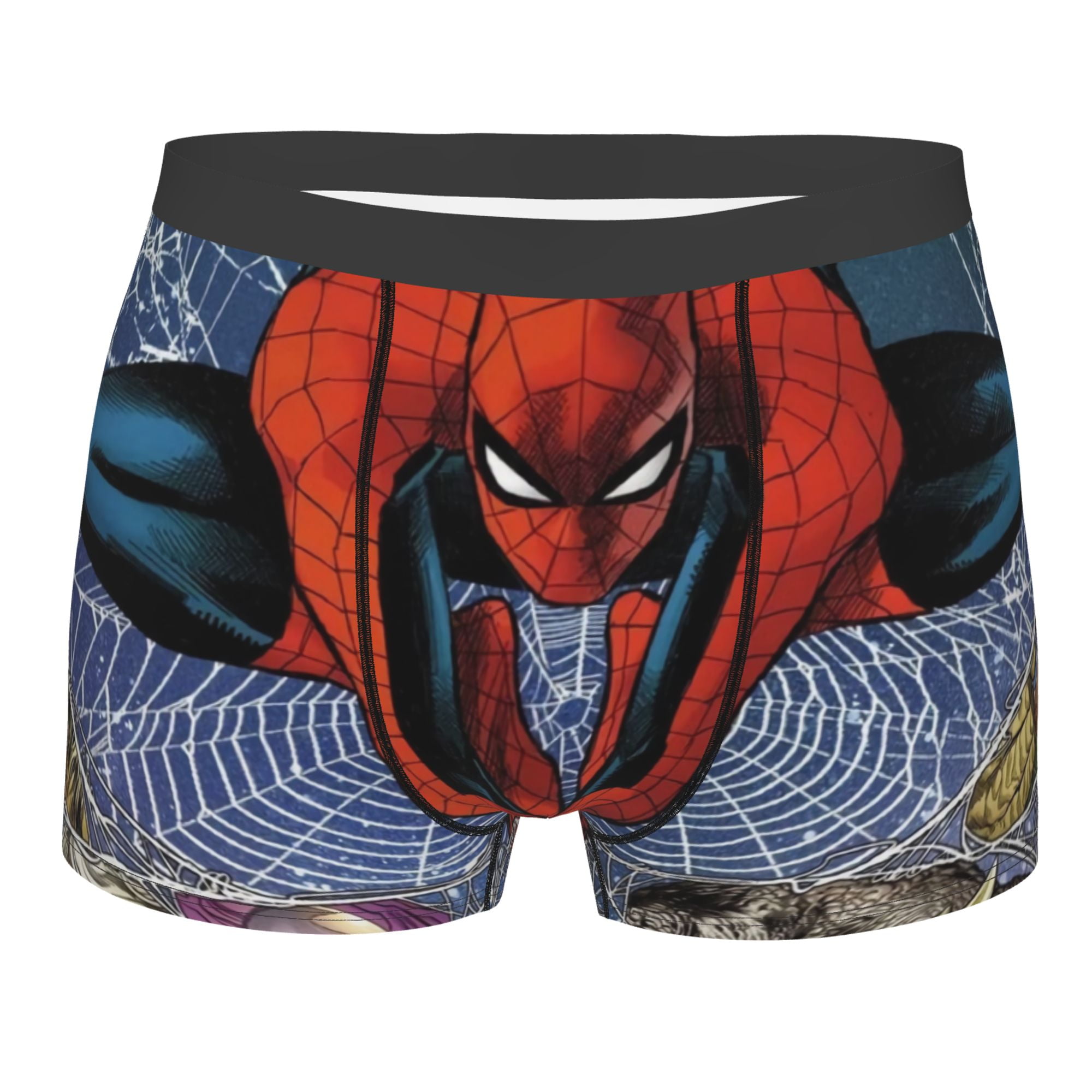 Mens Underwear,AMAZING SPIDER MAN Boxer Briefs,Breathable Soft Moisture ...