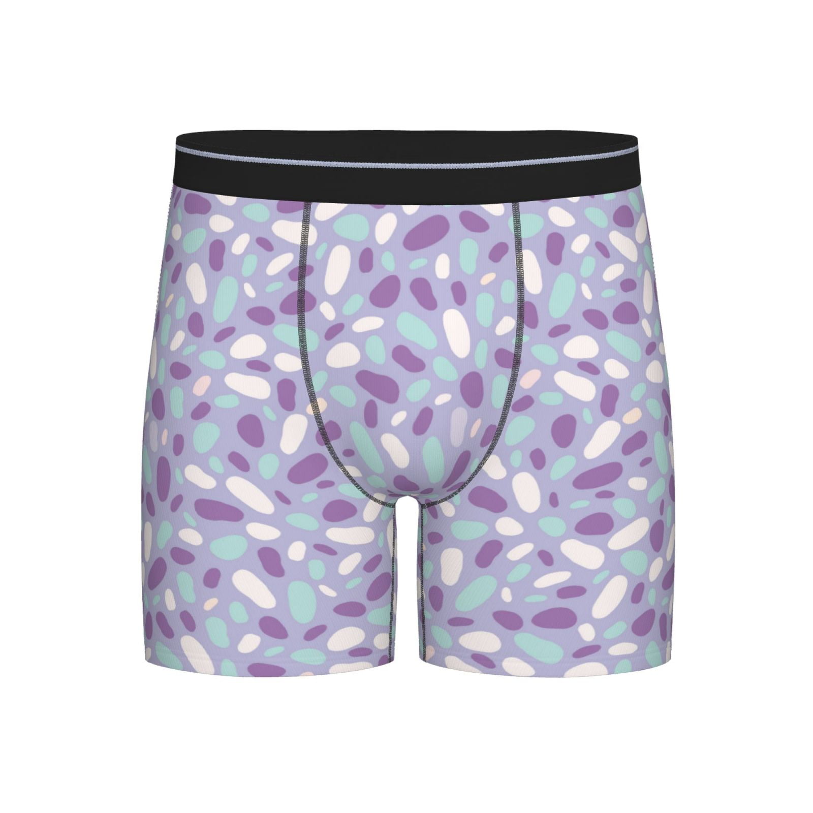 Mens Underwear, Abstractly Purple Spots Mens Underwear Boxer Briefs ...