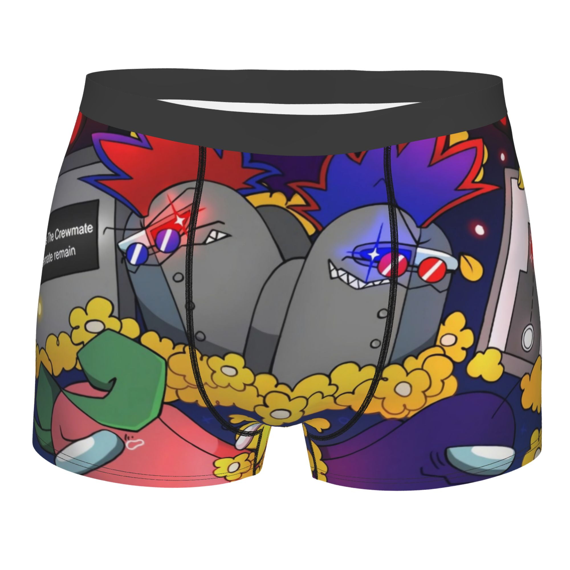Mens Underwear,Among-Us Imposter Crewmate Boxer Briefs,Breathable Soft ...