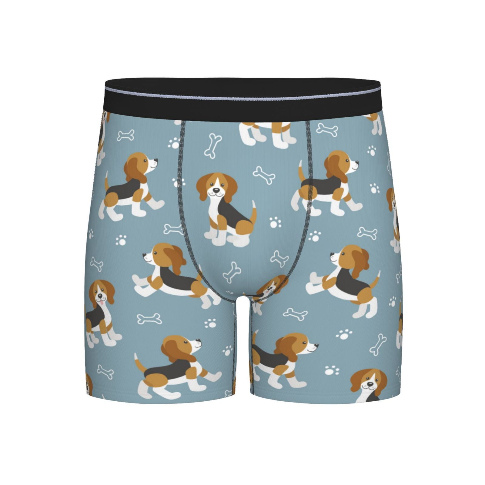 Mens Underwear, Beagle Dog Cute Mens Underwear Boxer Briefs, Soft Breathable Underwear Long Leg ...