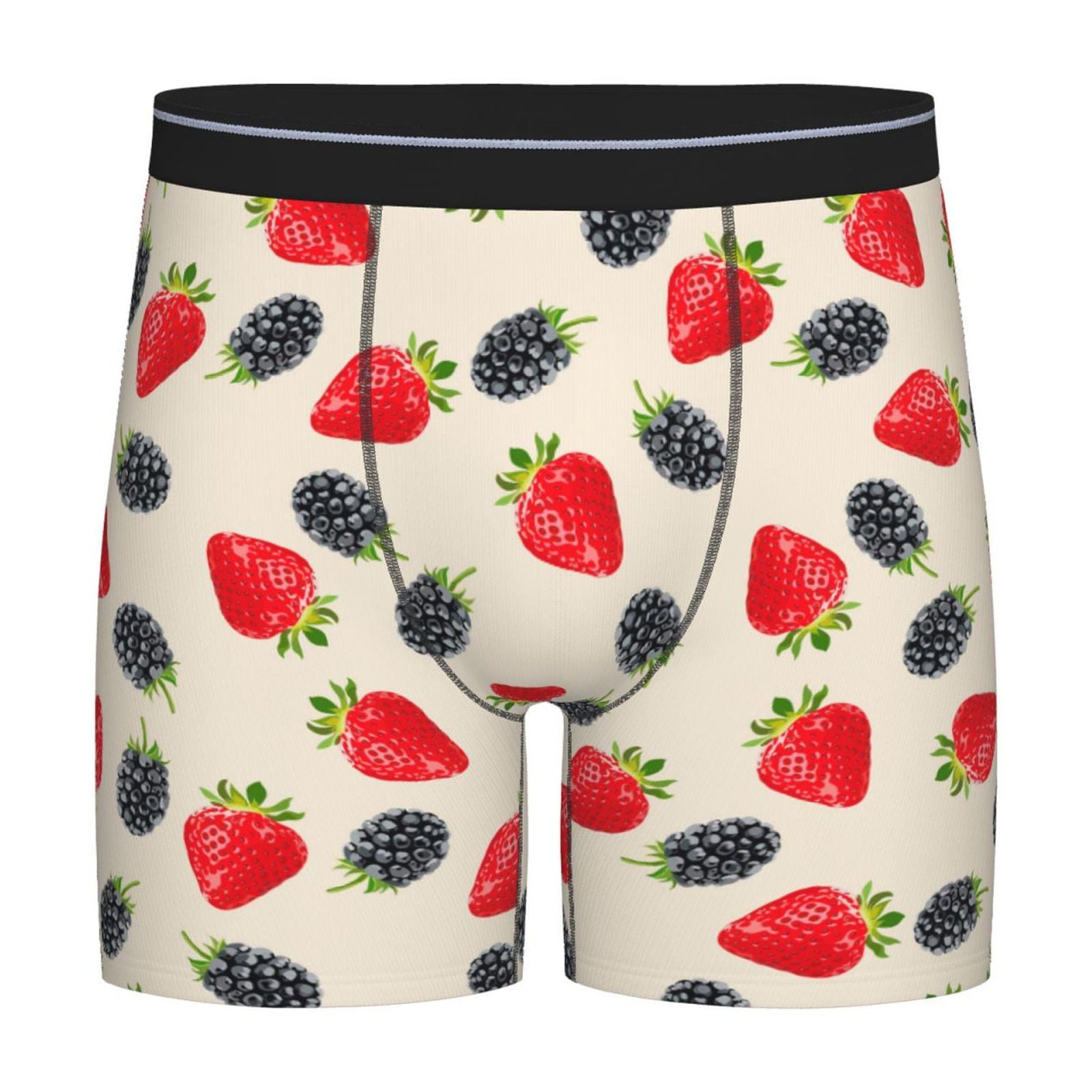 Mens Underwear, Berries Blueberry Print Mens Underwear Boxer Briefs ...