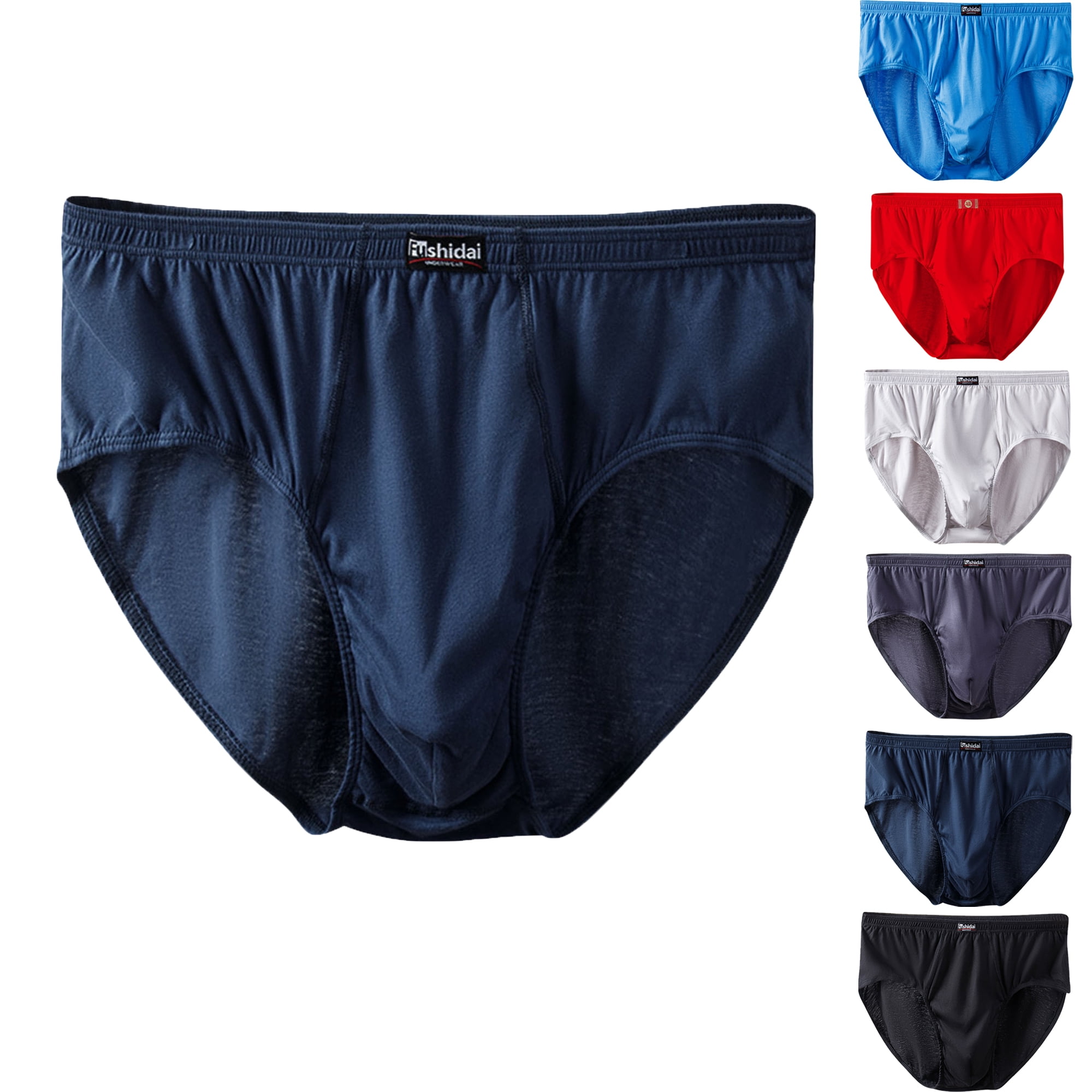 Mens Underwear Big Man Classic Brief Solid Colors Oversized Size ...
