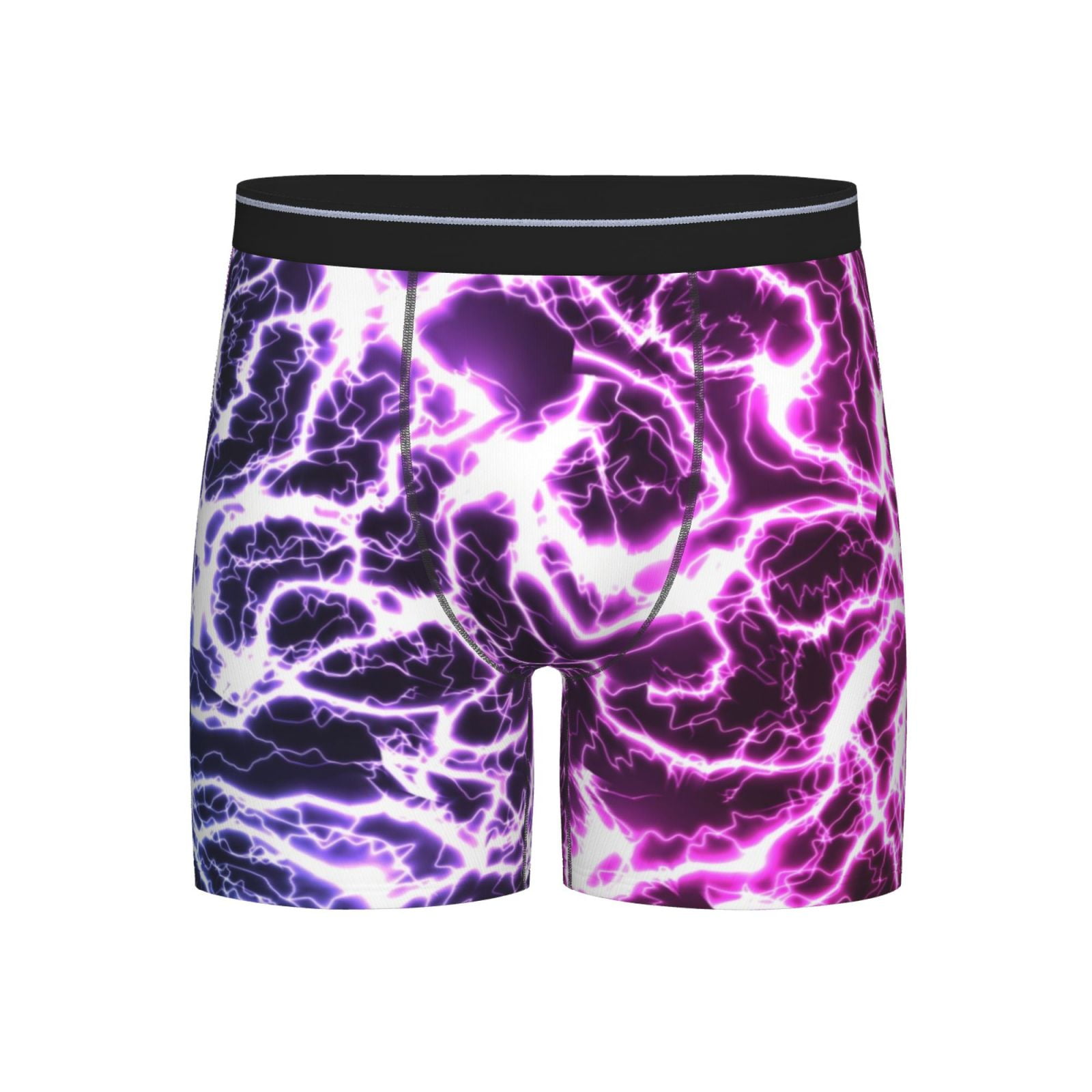 Mens Underwear, Blue Lightning Mens Underwear Boxer Briefs, Soft ...