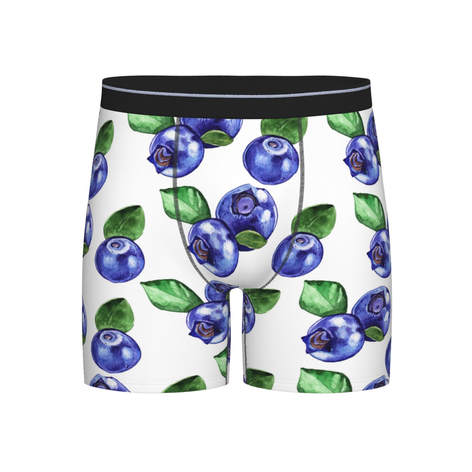Mens Underwear, Blueberries Berry Print Mens Underwear Boxer Briefs ...