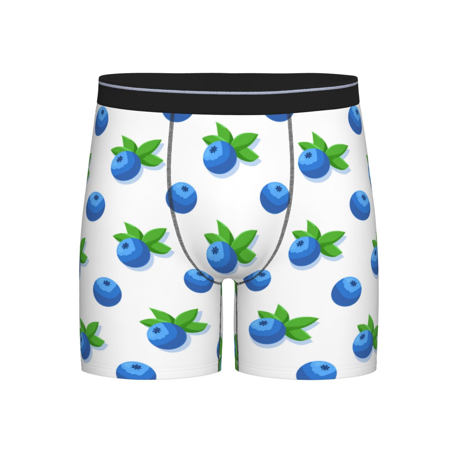 Mens Underwear, Blueberries Pattern Cartoon Mens Underwear Boxer Briefs ...