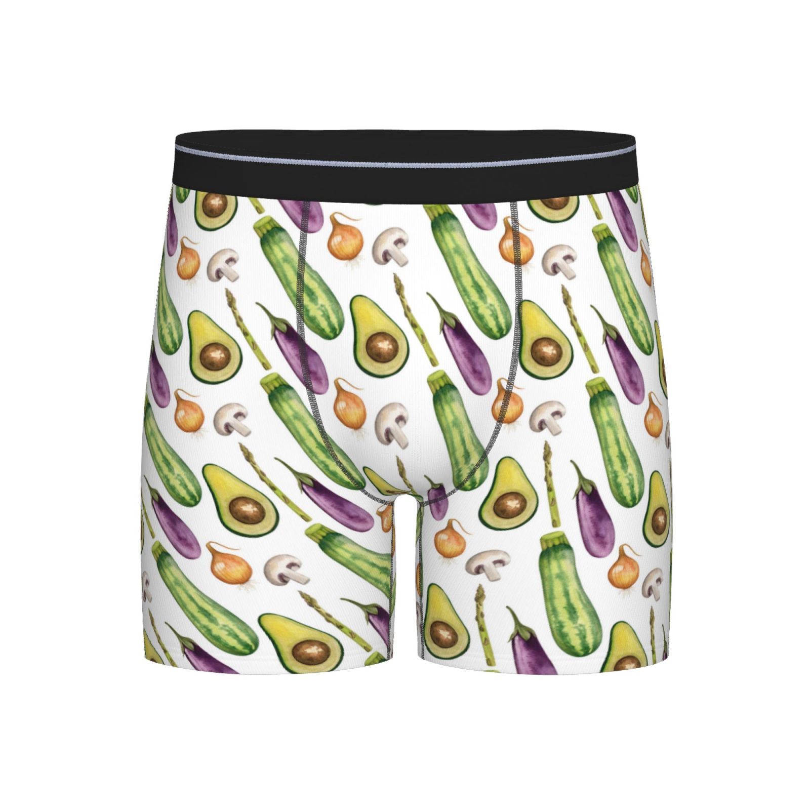 Mens Underwear Boxer Briefs - Cucumber Avocado Eggplant Soft And ...