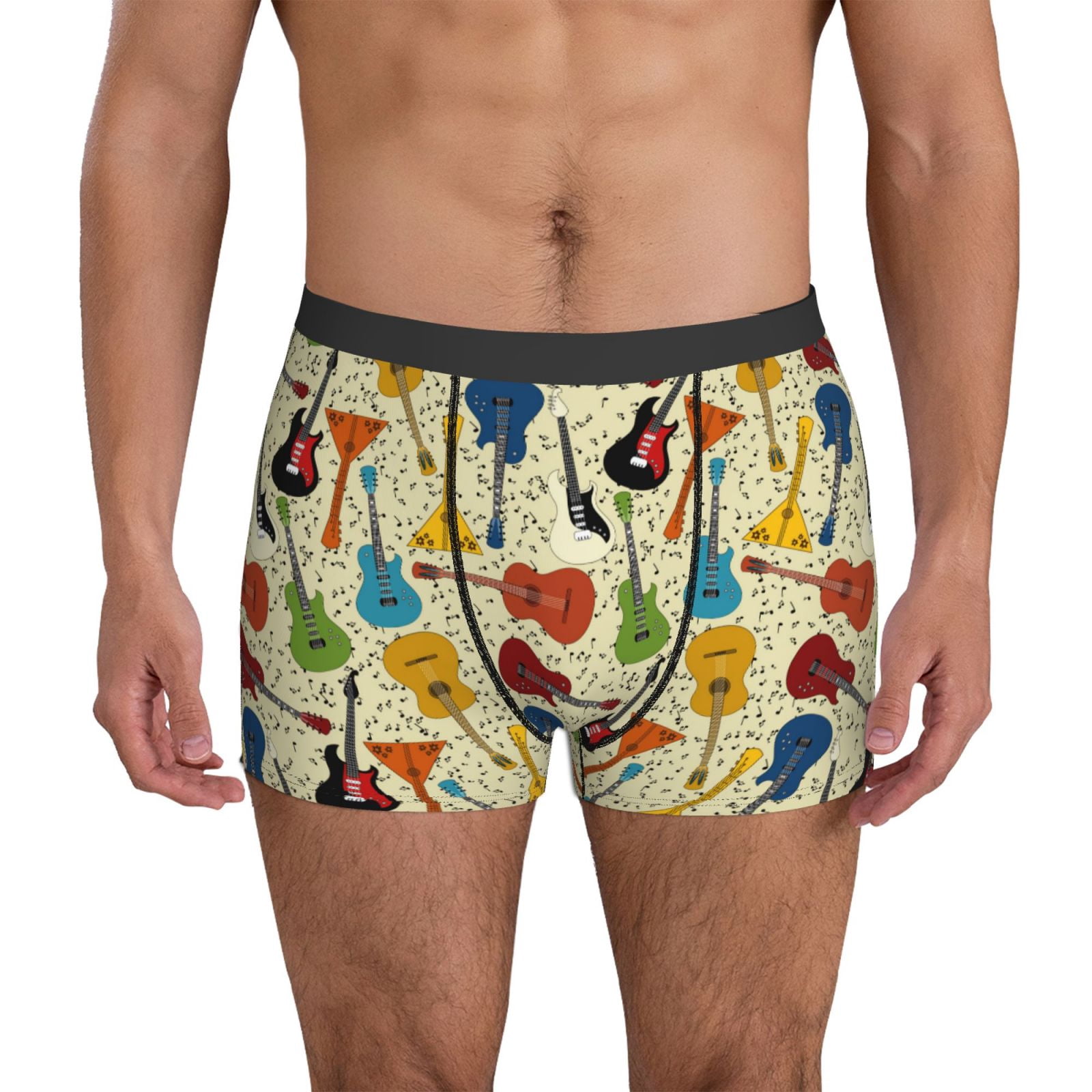 Mens Underwear Boxer Briefs - Different Kind Of Guitars Comfort ...